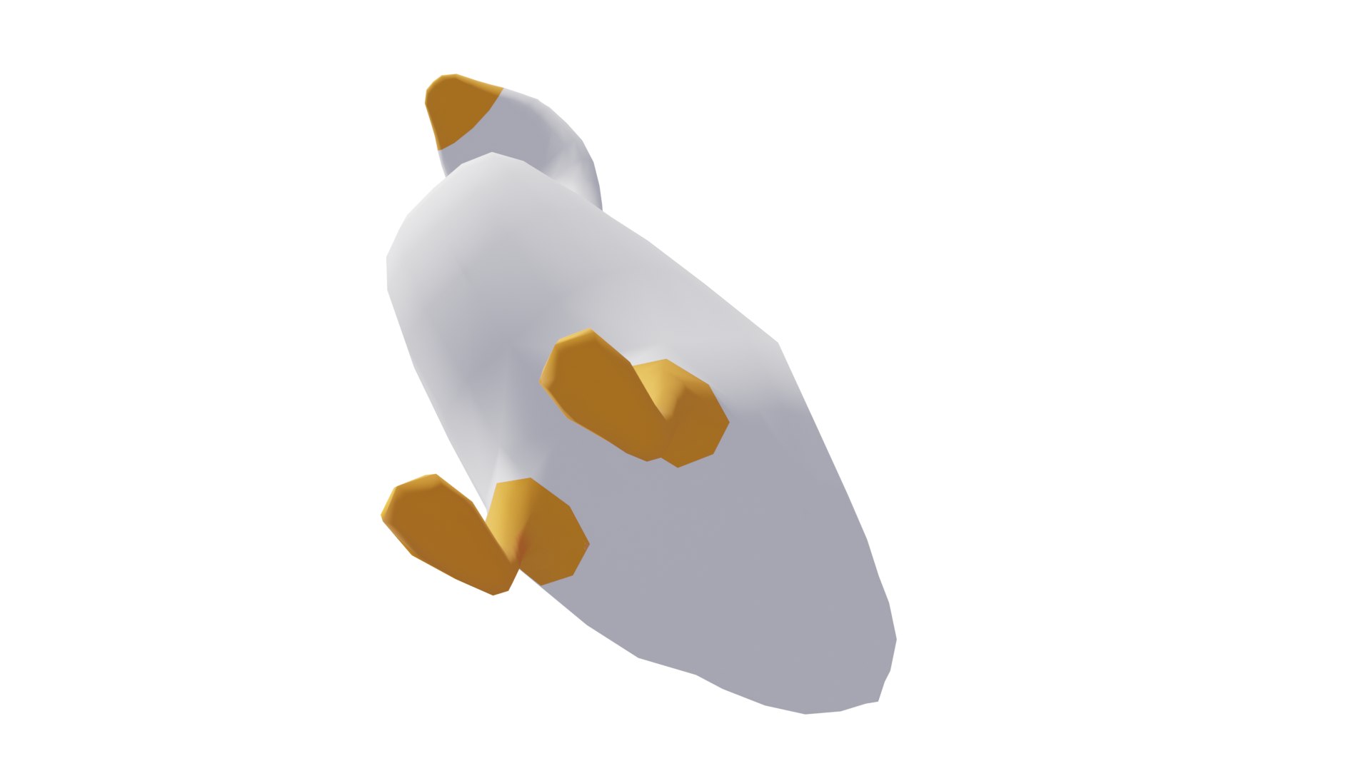 Goose - Lowpoly Rigged And Cartoon 3D Model - TurboSquid 1848959