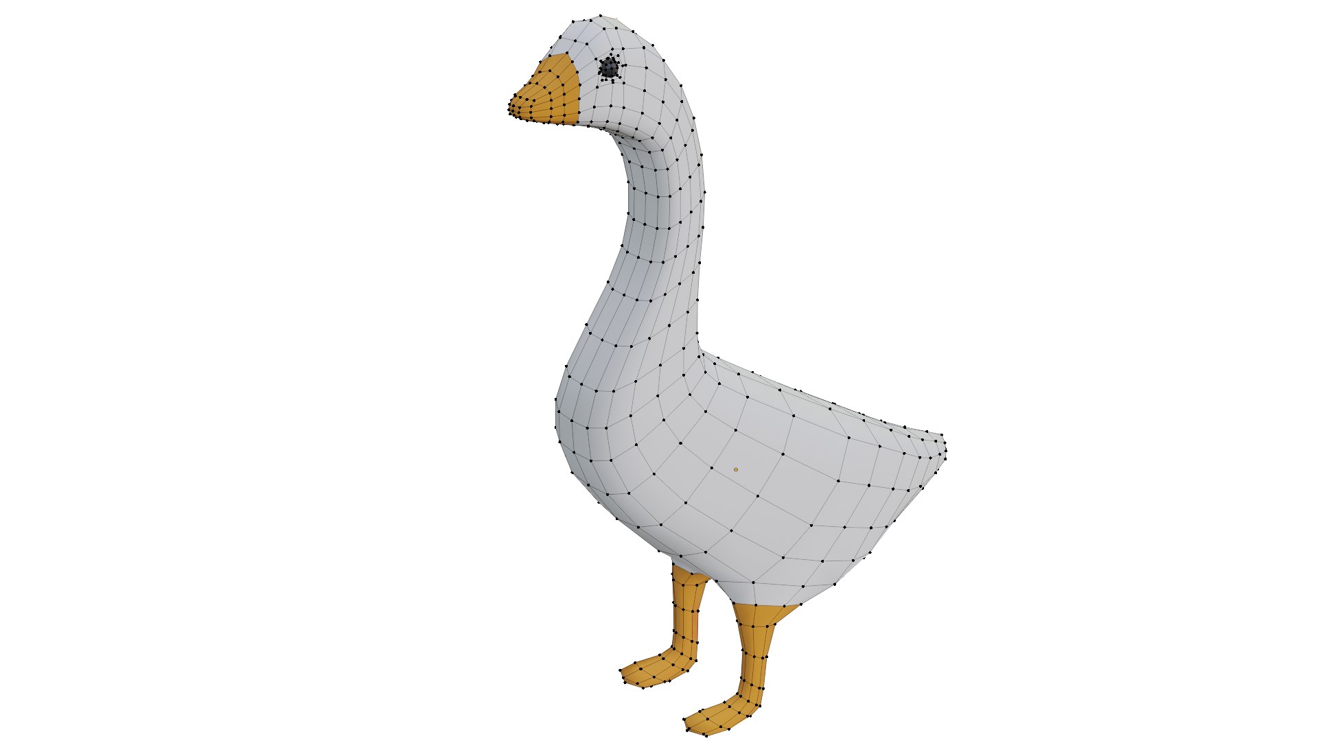 Goose - Lowpoly Rigged And Cartoon 3D Model - TurboSquid 1848959