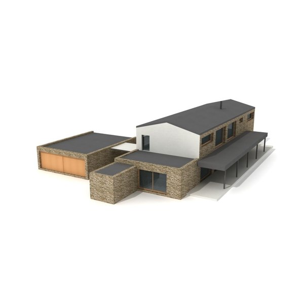 archmodels 17 exterior houses 3d model