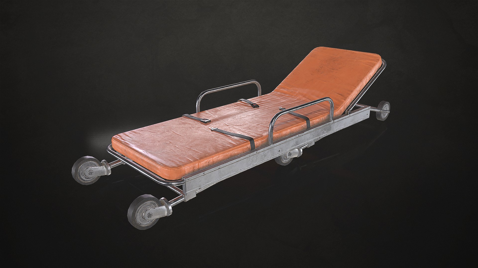 Ambulance Stretcher - Low Poly 3D - TurboSquid 1952615