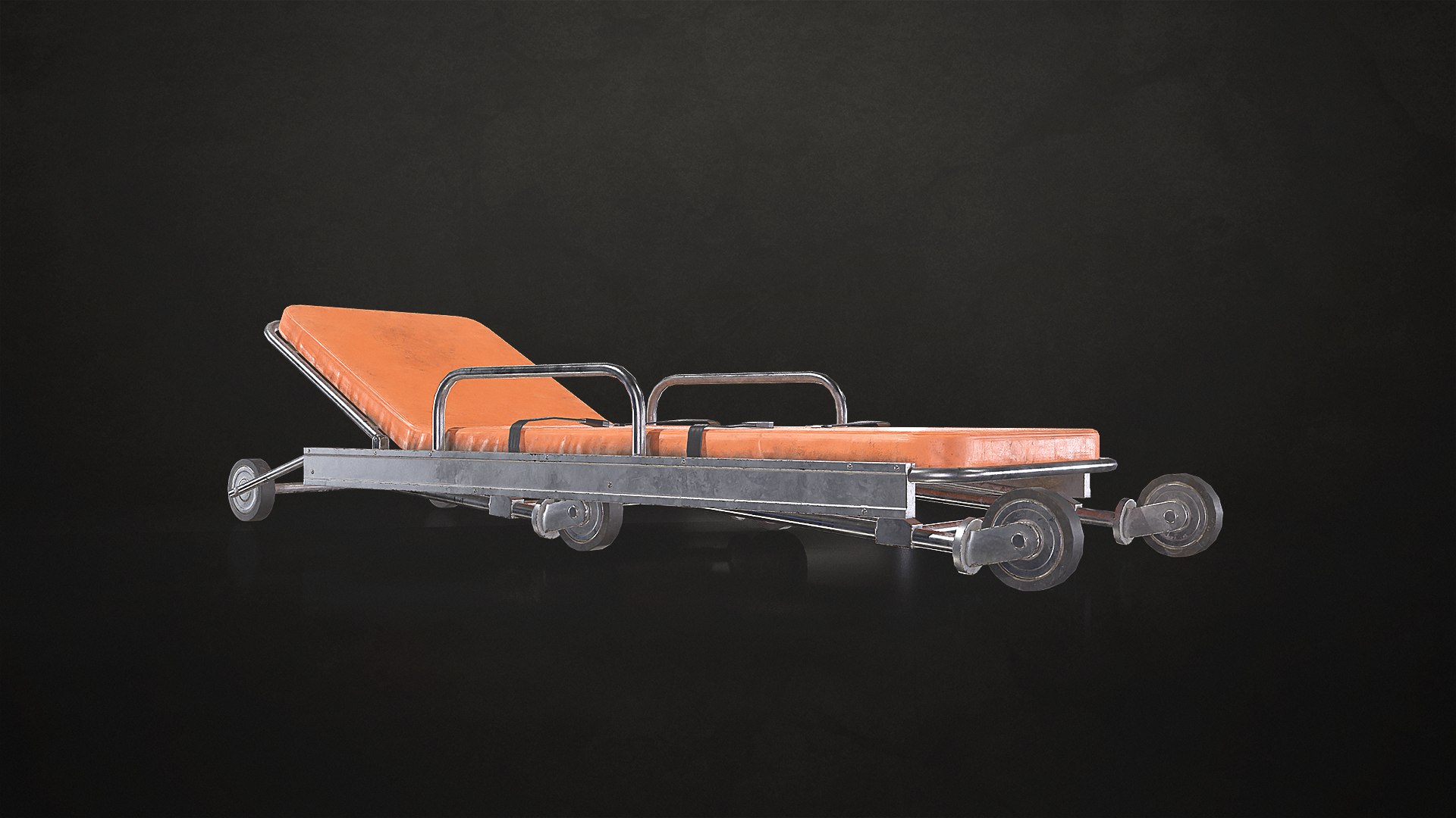 Ambulance Stretcher - Low Poly 3D - TurboSquid 1952615