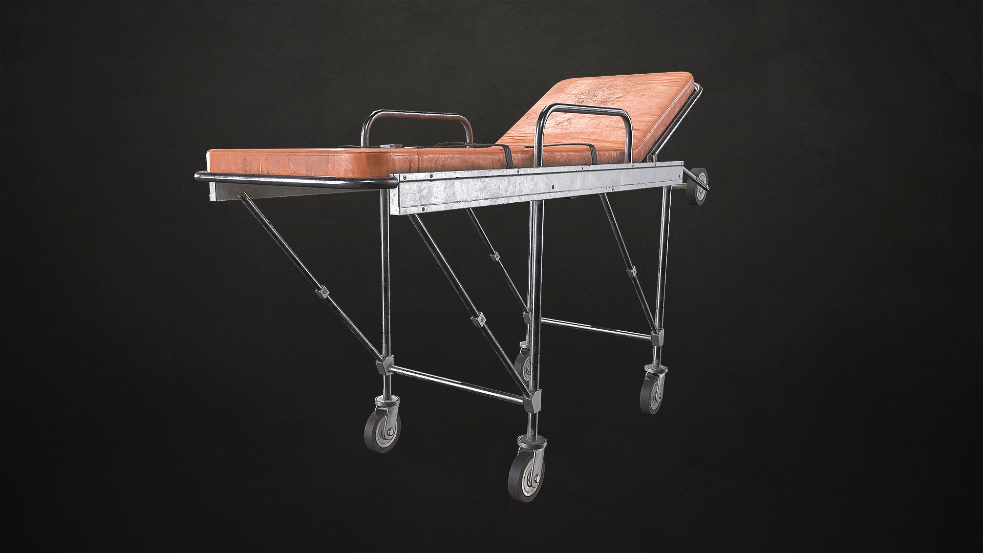 Ambulance Stretcher - Low Poly 3D - TurboSquid 1952615