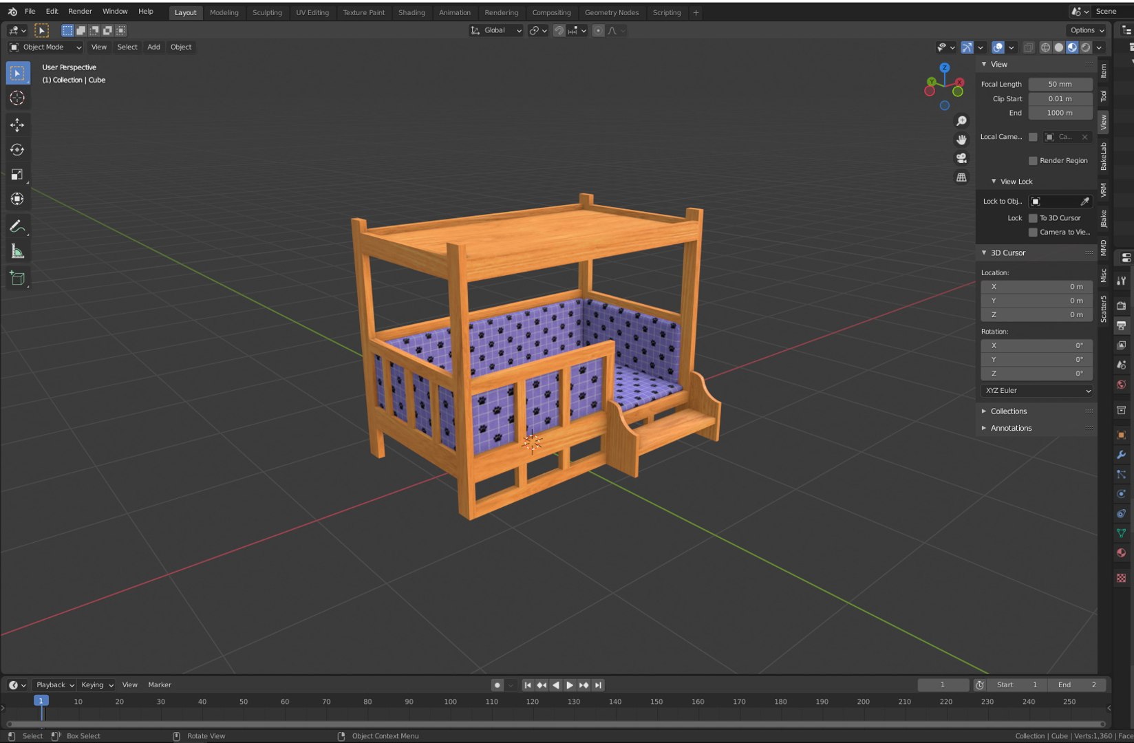 Dog House 3D Model - TurboSquid 1913655