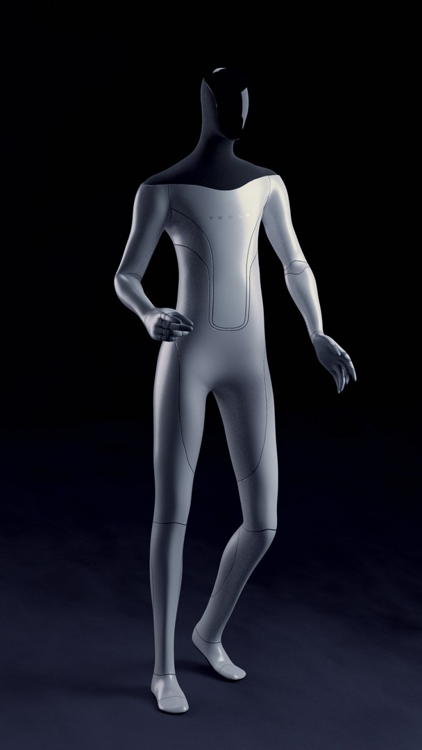 3D Tesla Bot High Quality Faithful 3D Model - Blender Cycles Eevee ...