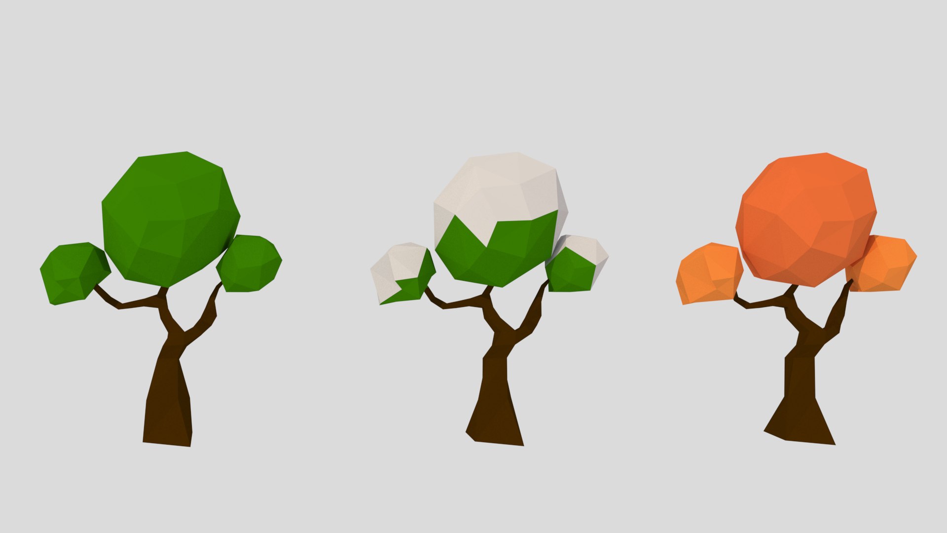 3D Stones Trees - TurboSquid 1698372