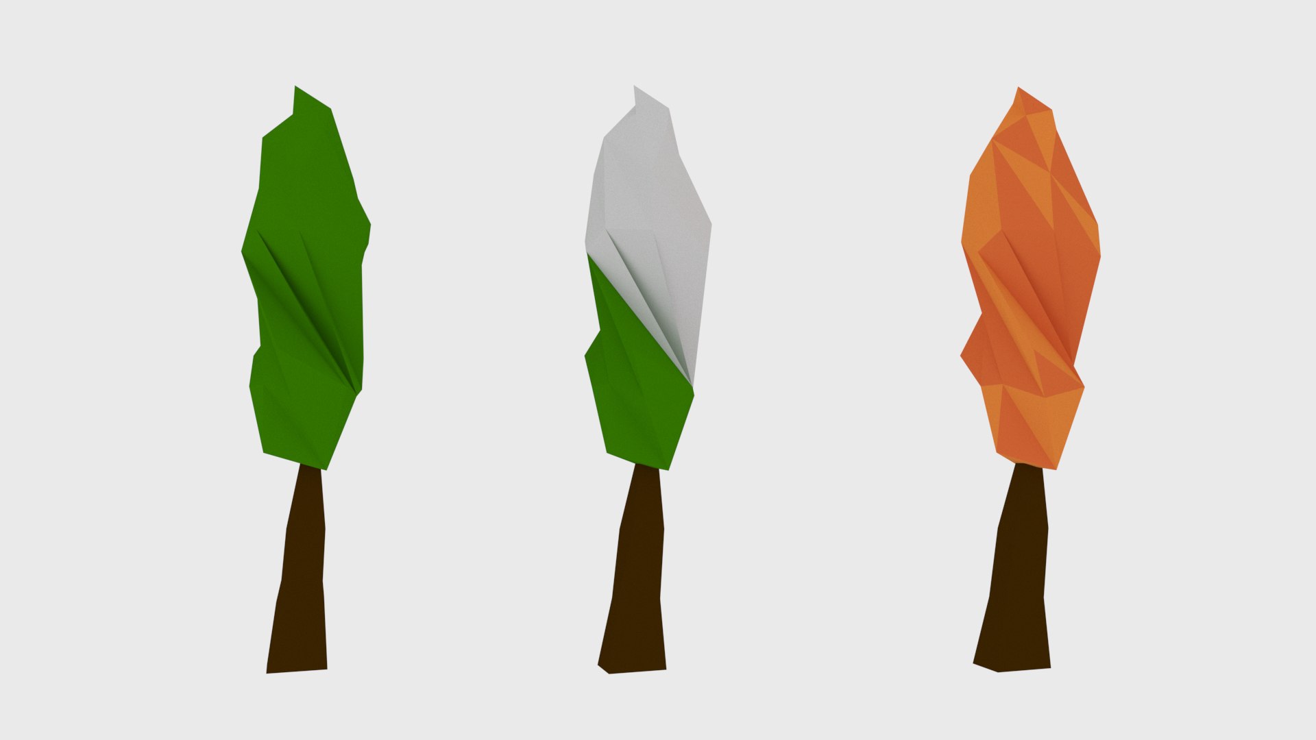 3D Stones Trees - TurboSquid 1698372