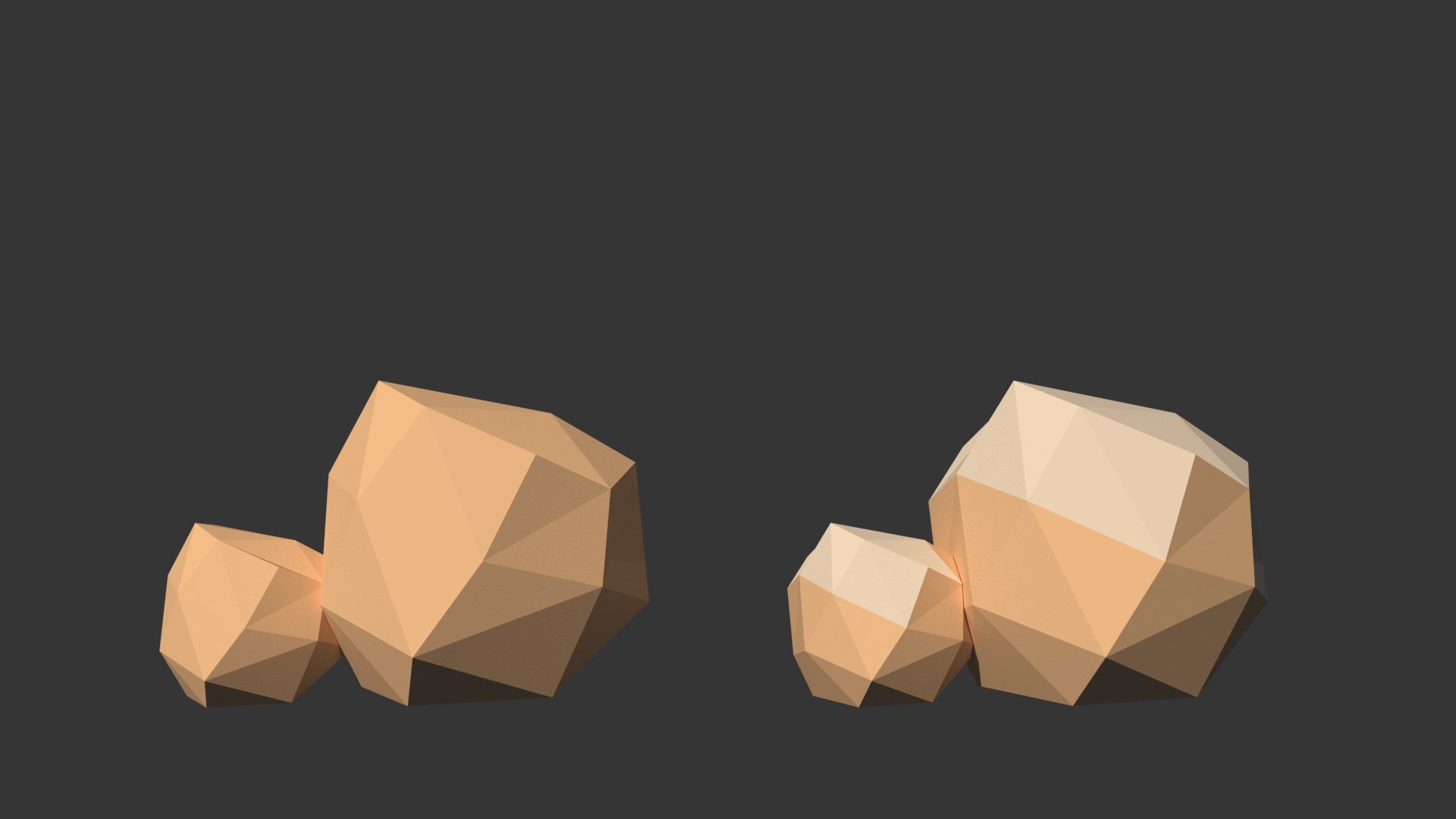 3D Stones Trees - TurboSquid 1698372