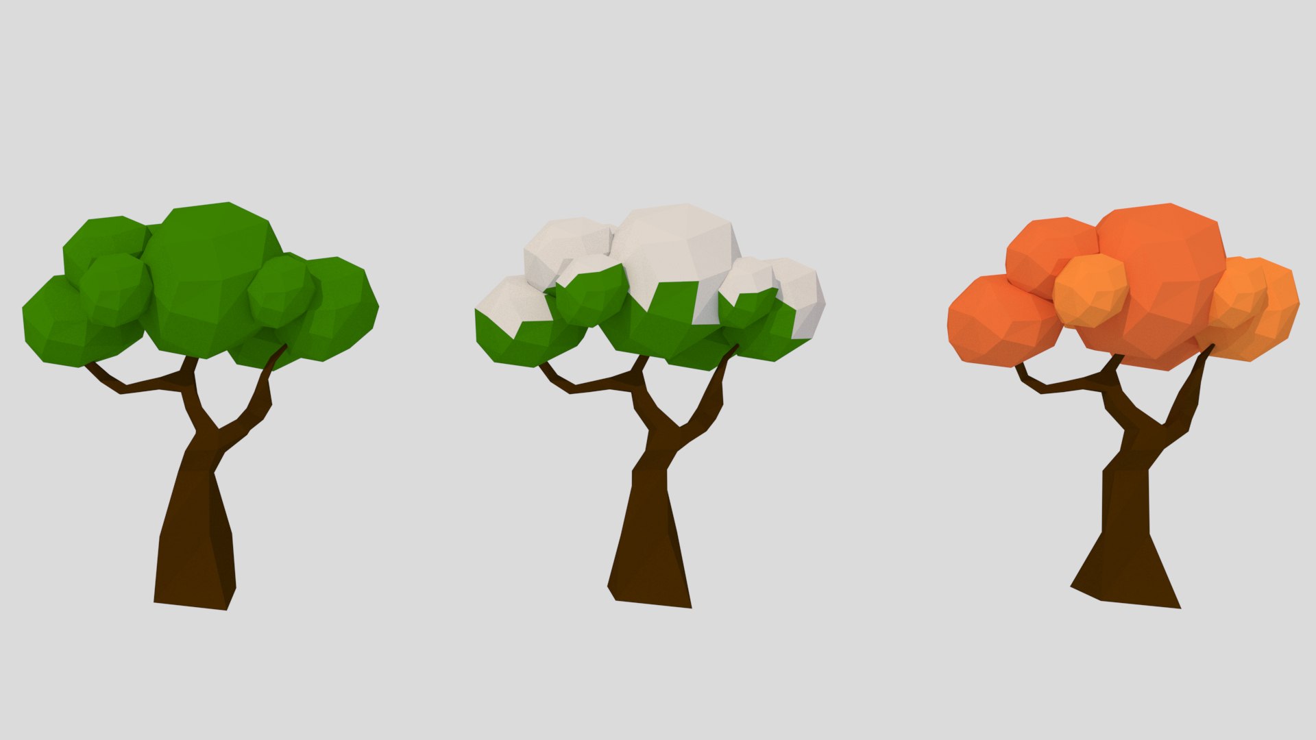 3D Stones Trees - TurboSquid 1698372