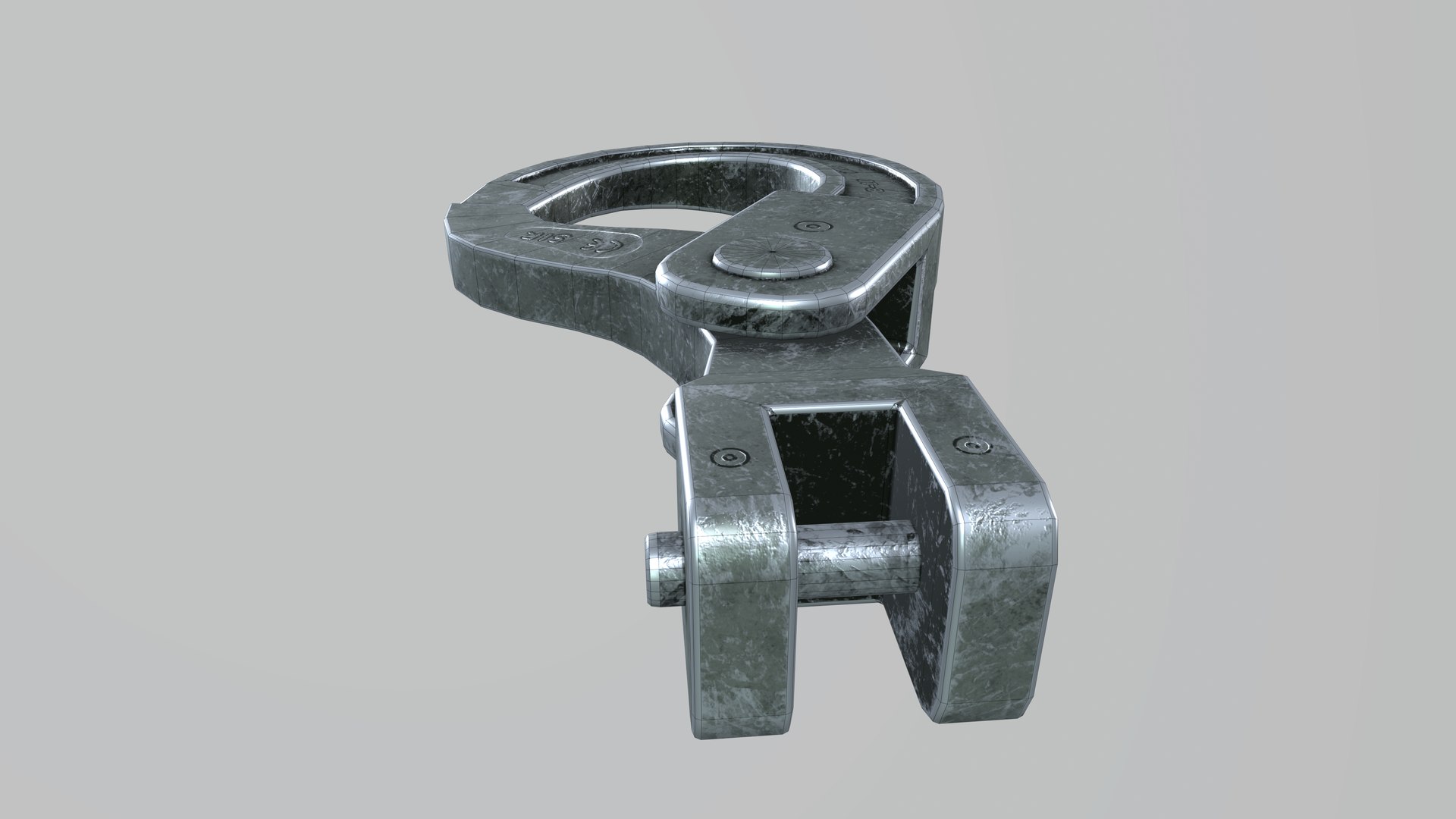 3D Model Alloy Hook - TurboSquid 2255329