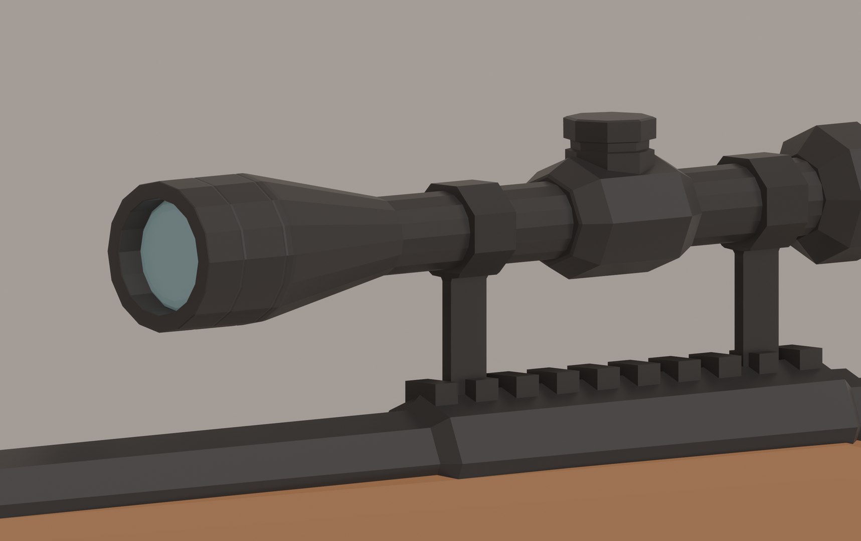 3D Sniper Rifle Low-Poly Model - TurboSquid 2198889