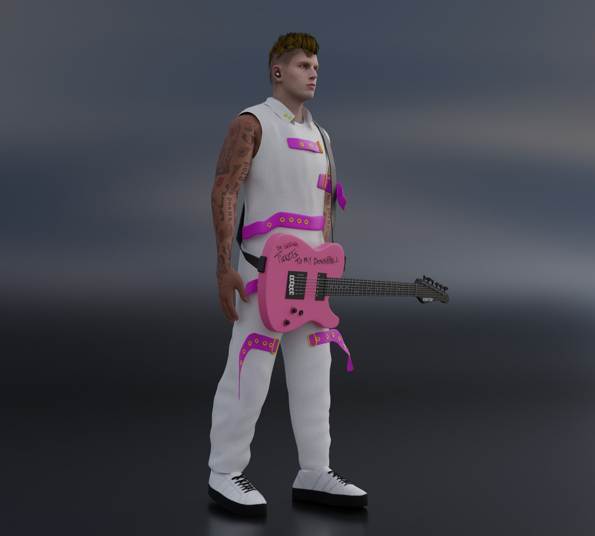 MGK - Machine Gun Kelly 3D Model - TurboSquid 2207013