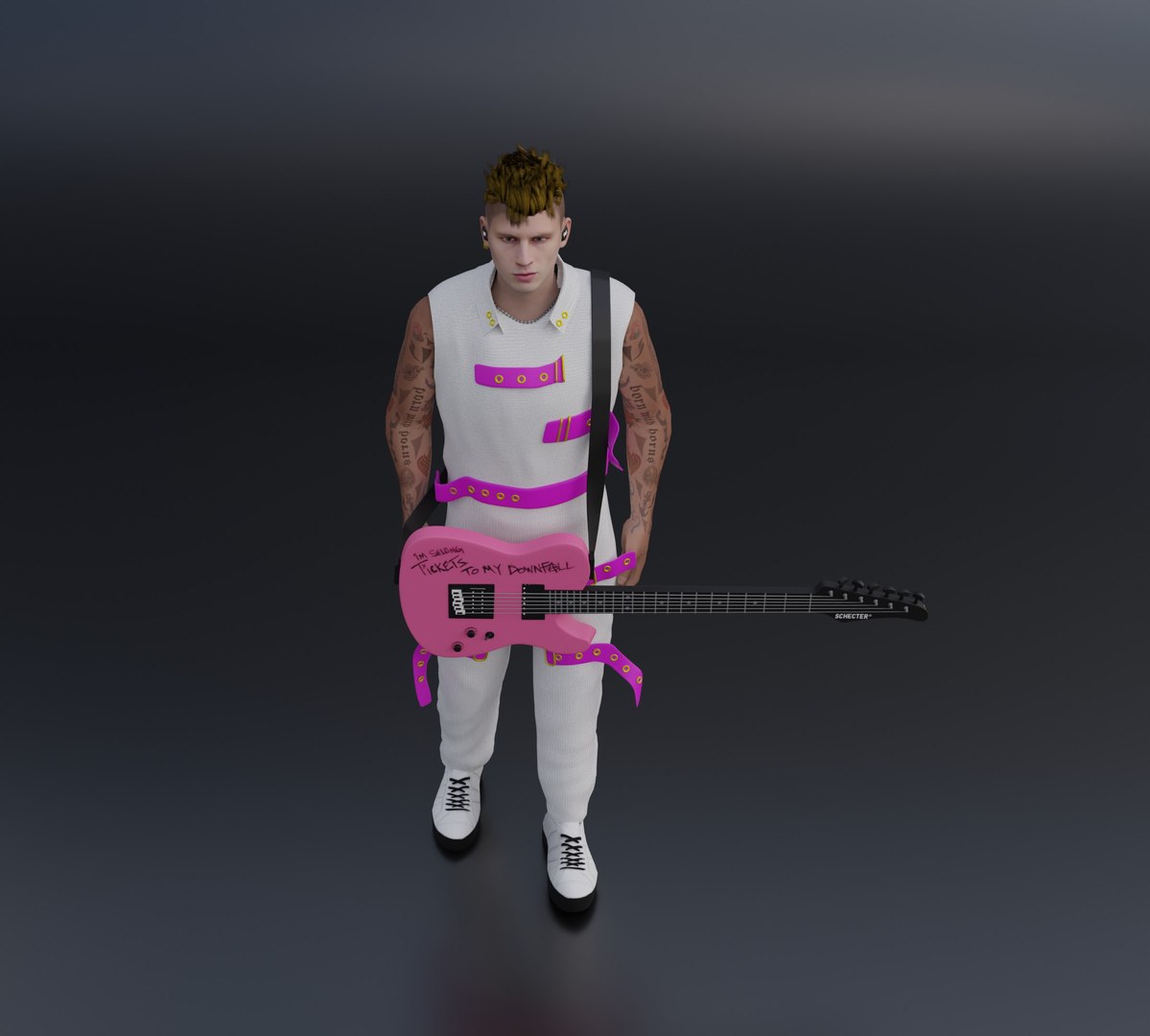 MGK - Machine Gun Kelly 3D Model - TurboSquid 2207013