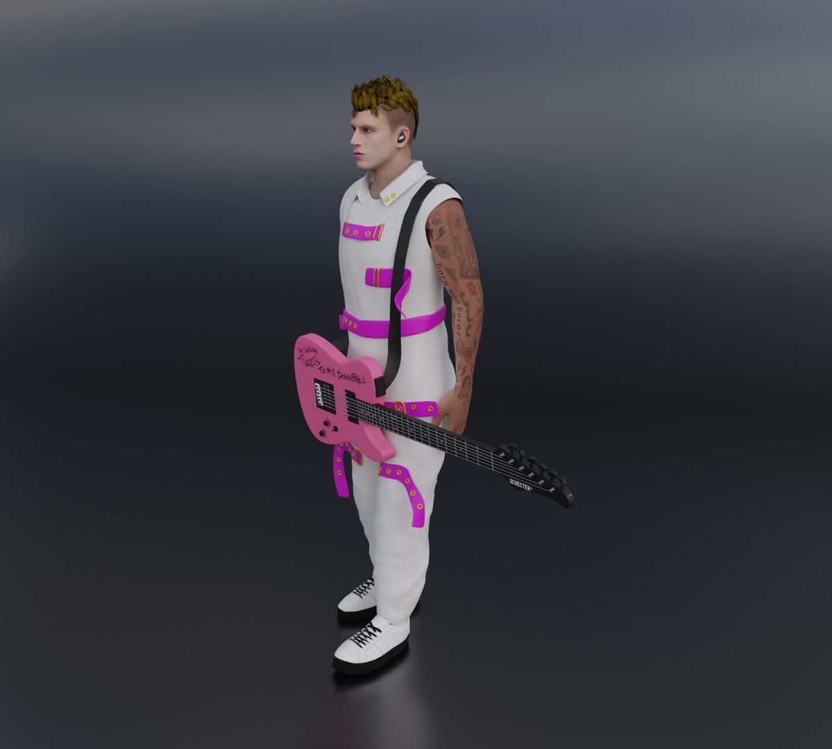 MGK - Machine Gun Kelly 3D Model - TurboSquid 2207013