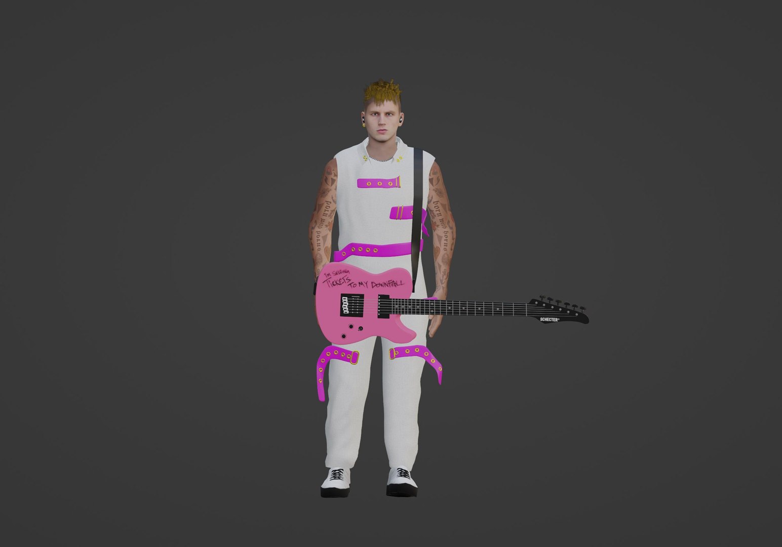 MGK - Machine Gun Kelly 3D Model - TurboSquid 2207013