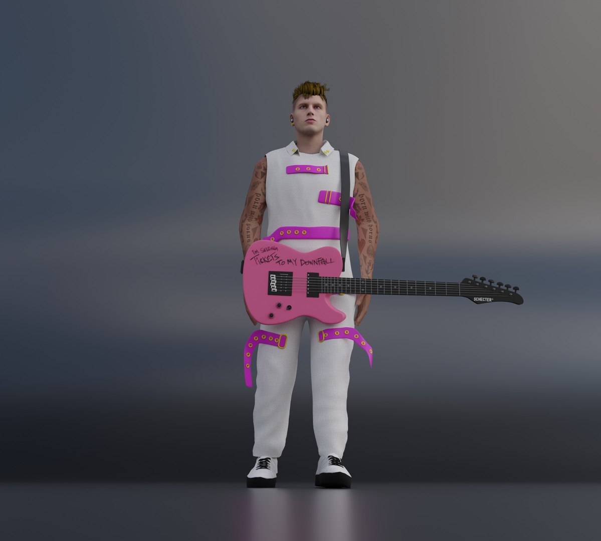 MGK - Machine Gun Kelly 3D Model - TurboSquid 2207013