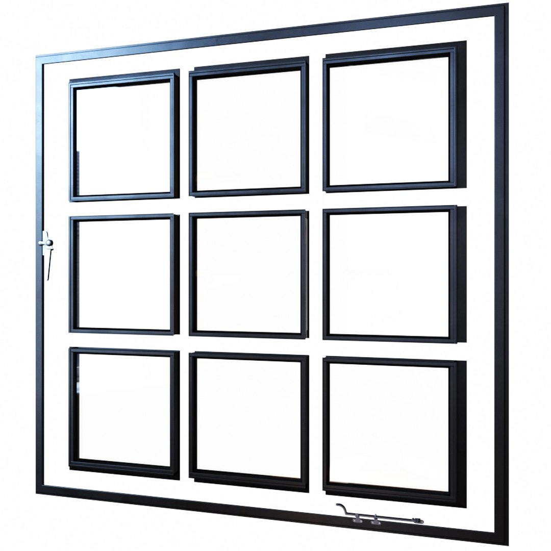 3D Steel Windows - TurboSquid 1226404