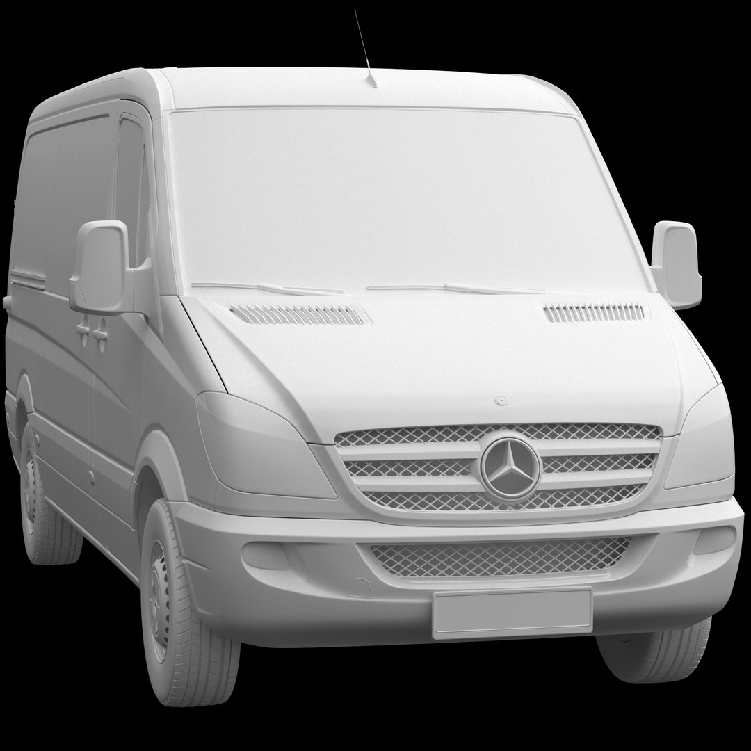 Mercedes-Benz Sprinter Passenger L2H1 3D Model - TurboSquid 1910277