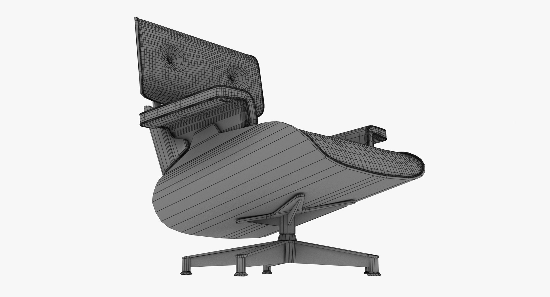 3D Model Eames Lounge Classic Chair - TurboSquid 1694576