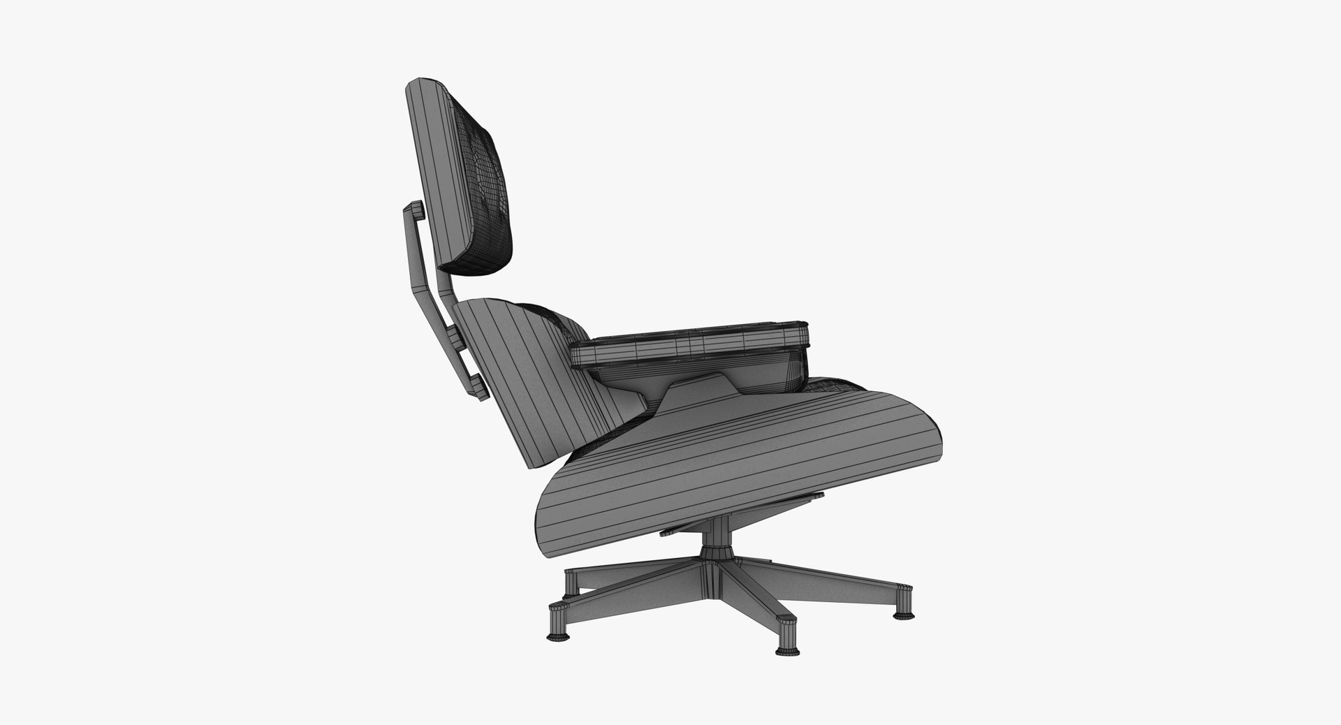 3D Model Eames Lounge Classic Chair - TurboSquid 1694576