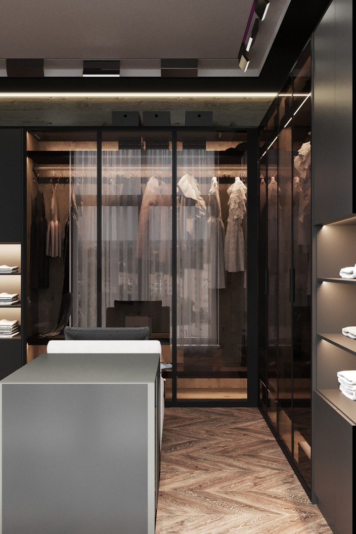 Walk-in Closet Interior Scene 3D Model - TurboSquid 1498874