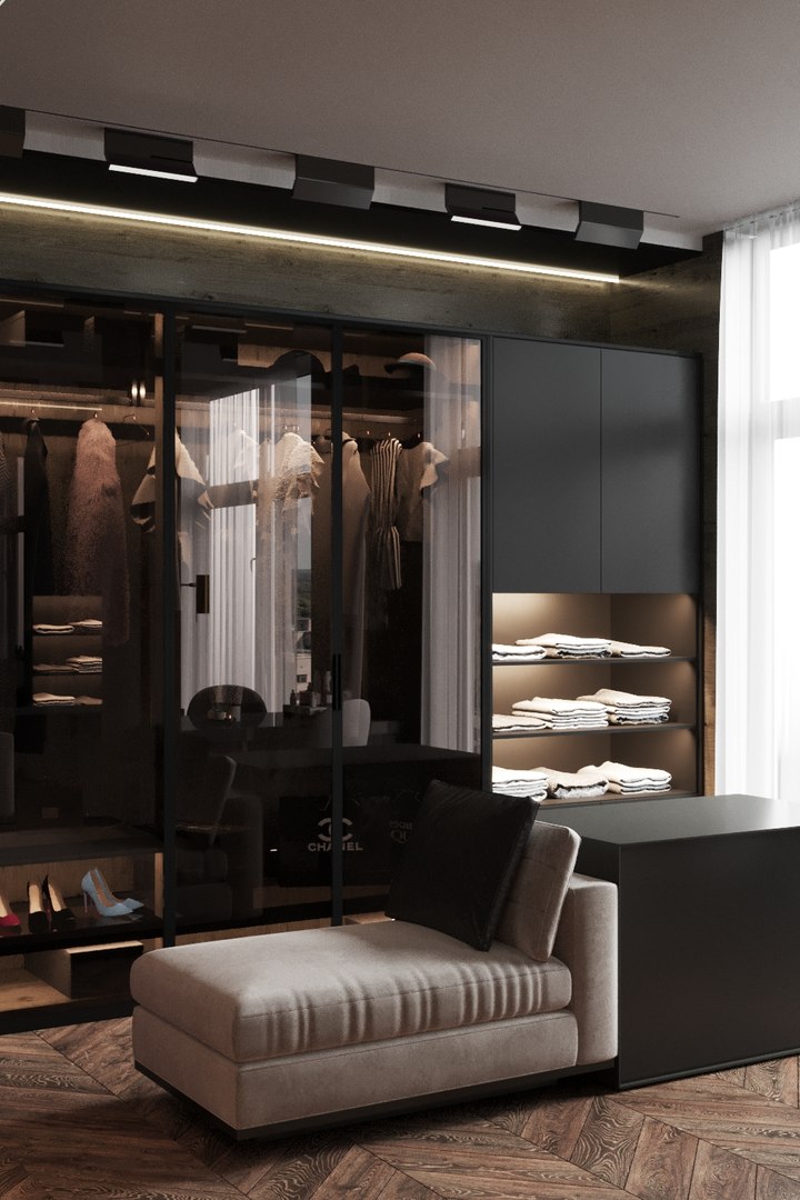 Walk-in Closet Interior Scene 3D Model - TurboSquid 1498874