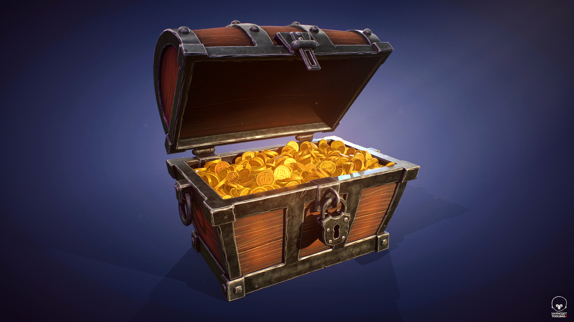 Treasure chest 3D - TurboSquid 1676990