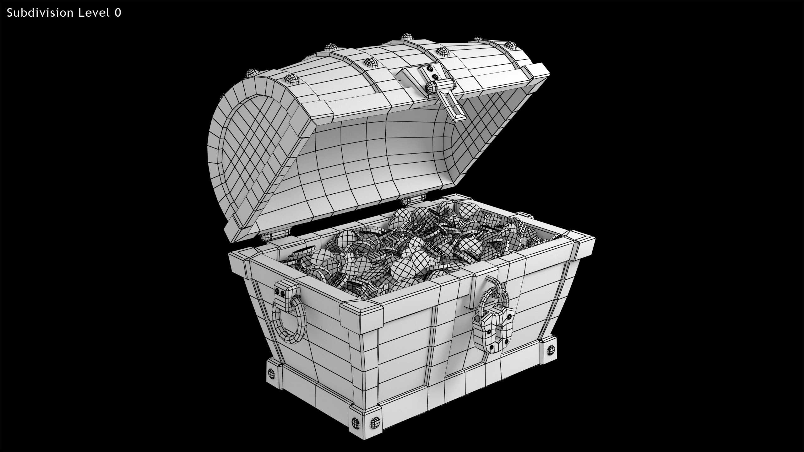 Treasure chest 3D - TurboSquid 1676990