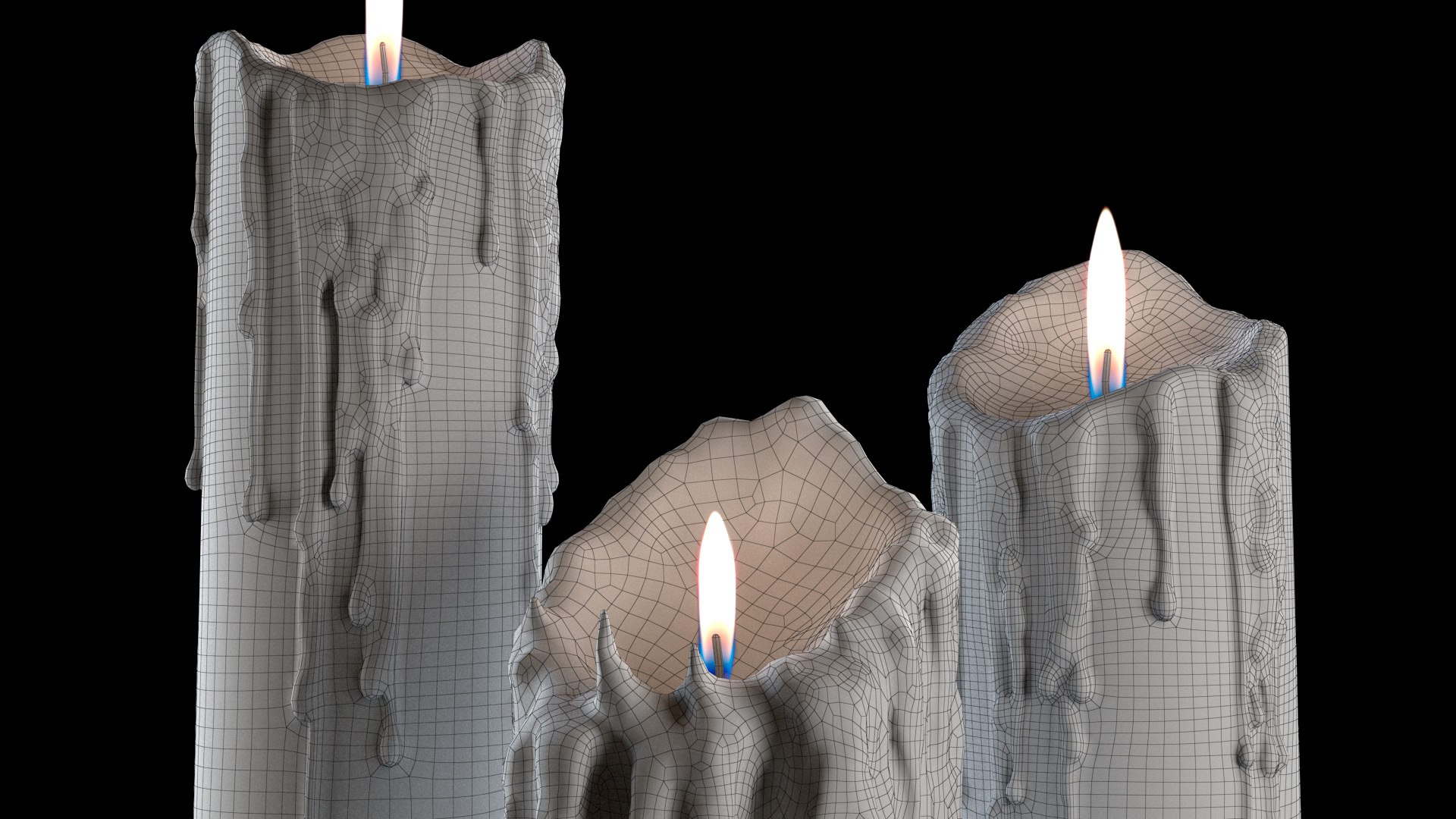 3D Bright Candle 8K Textures - TurboSquid 1988290
