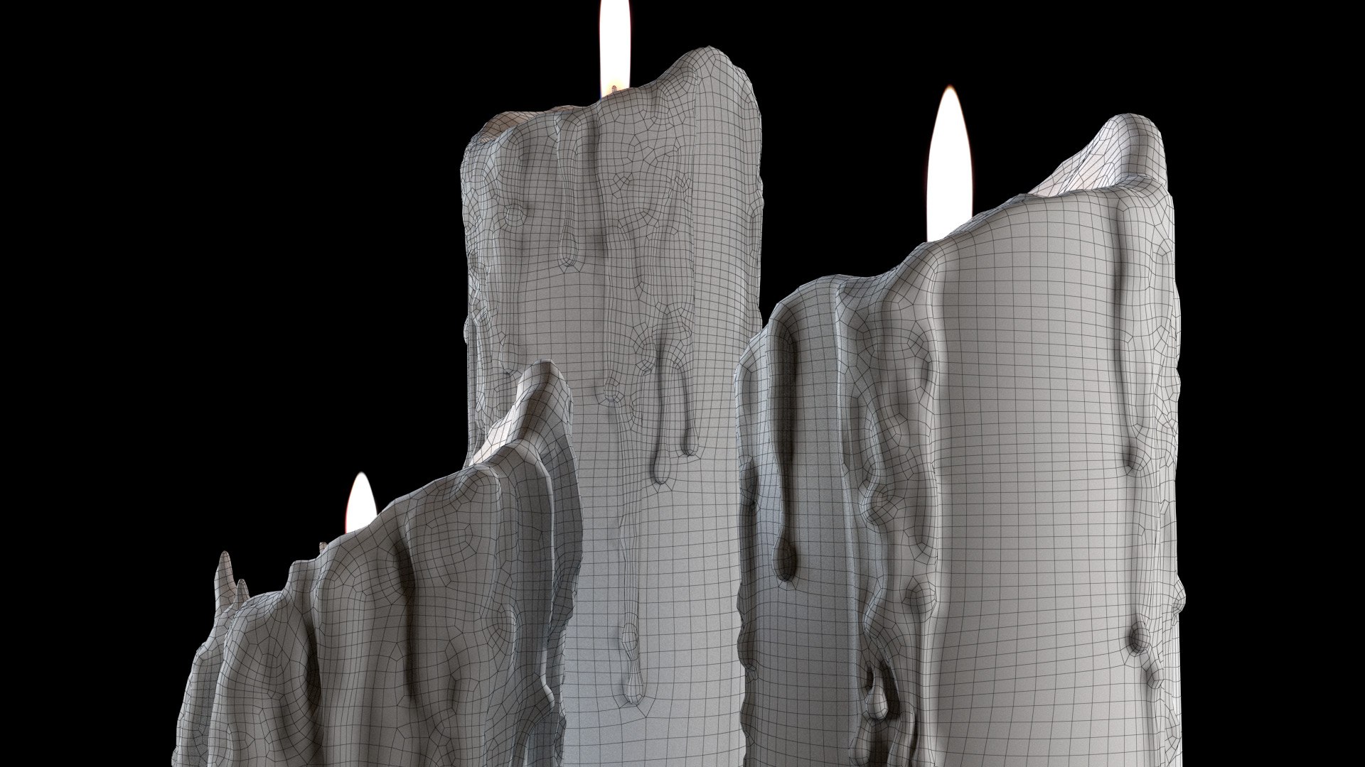 3D Bright Candle 8K Textures - TurboSquid 1988290