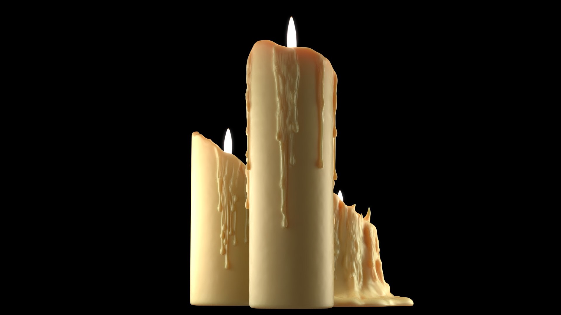 3D Bright Candle 8K Textures - TurboSquid 1988290