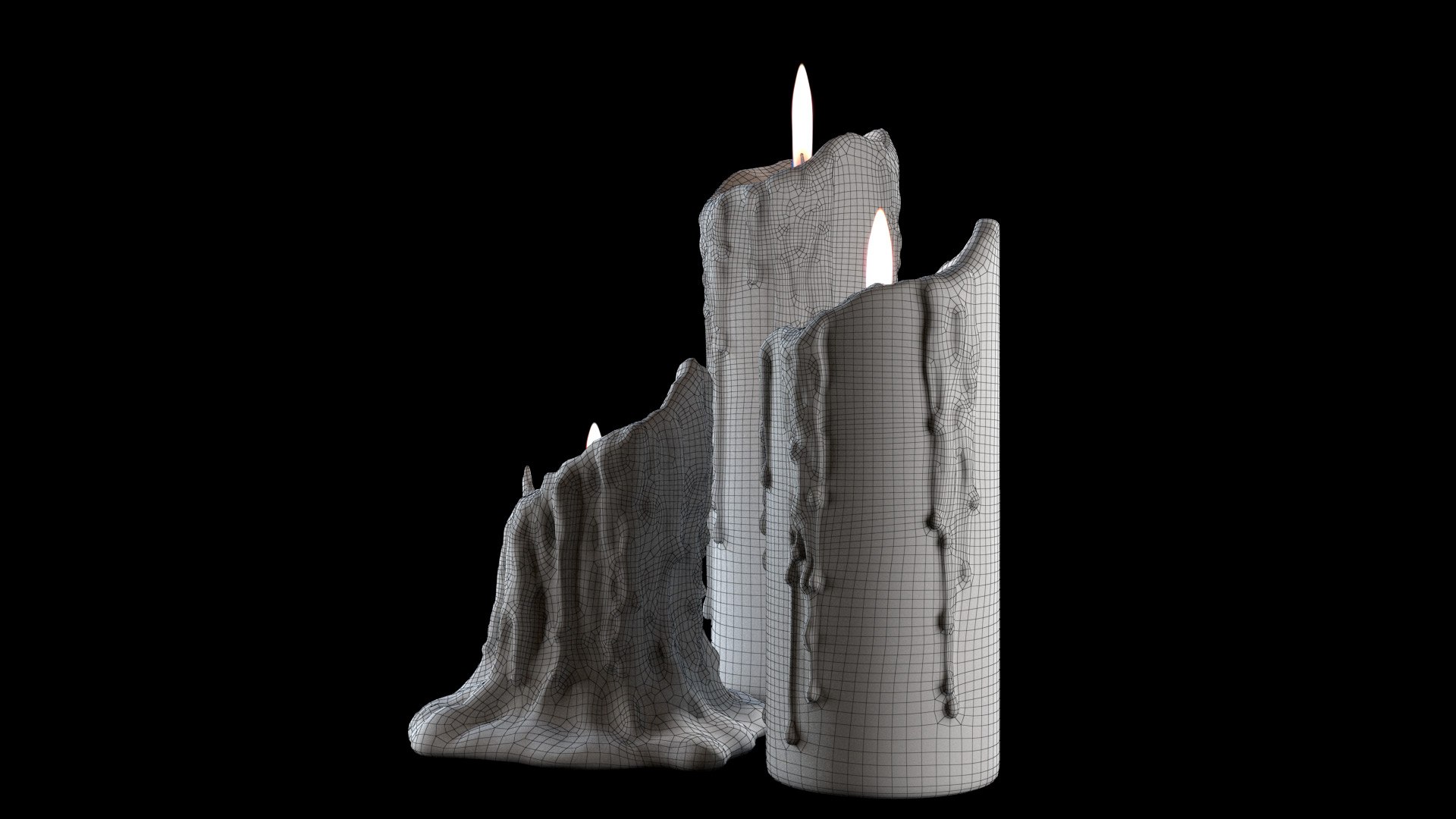 3D Bright Candle 8K Textures - TurboSquid 1988290