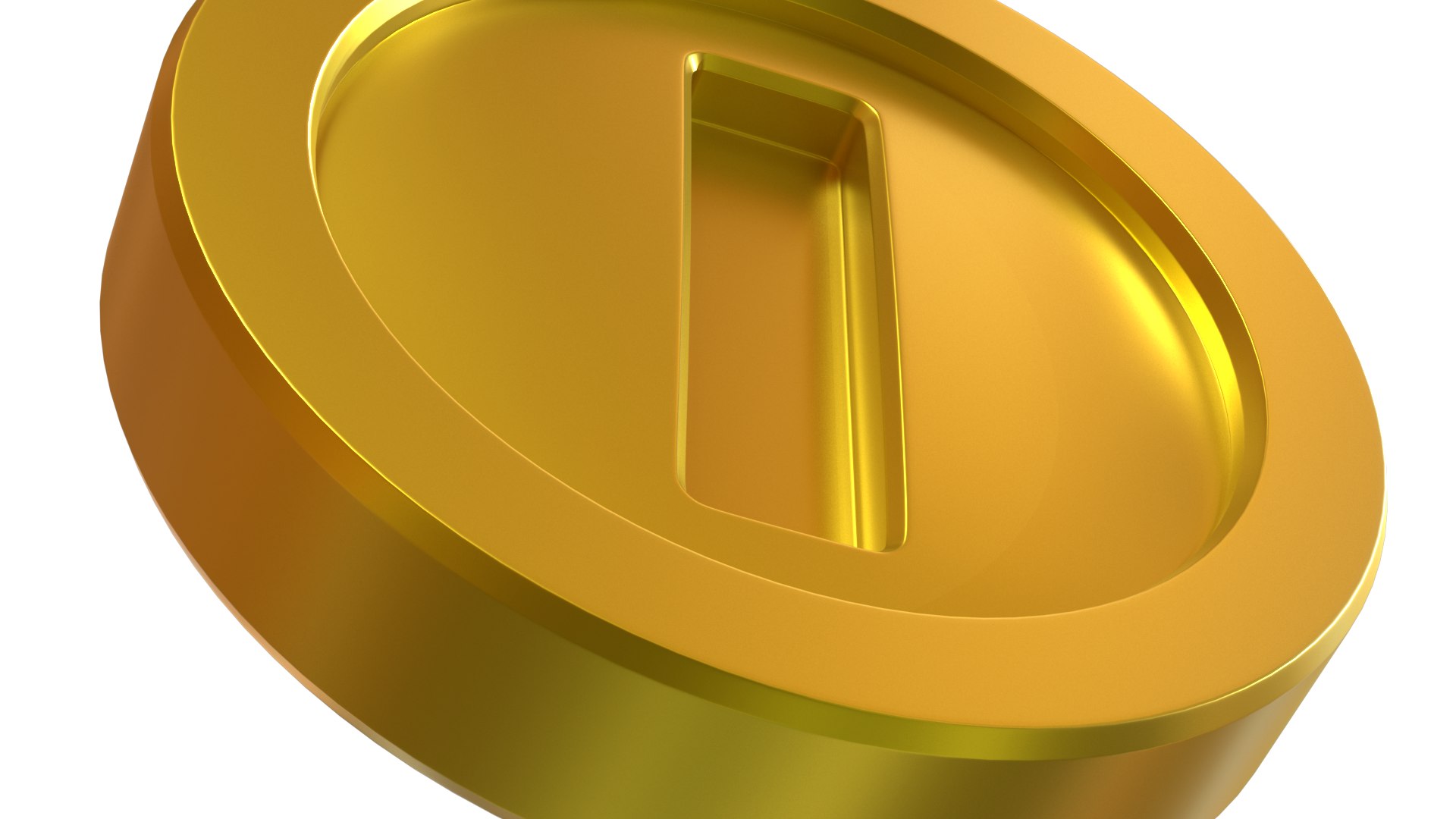 Gold Coin Super Mario Model - TurboSquid 1467744