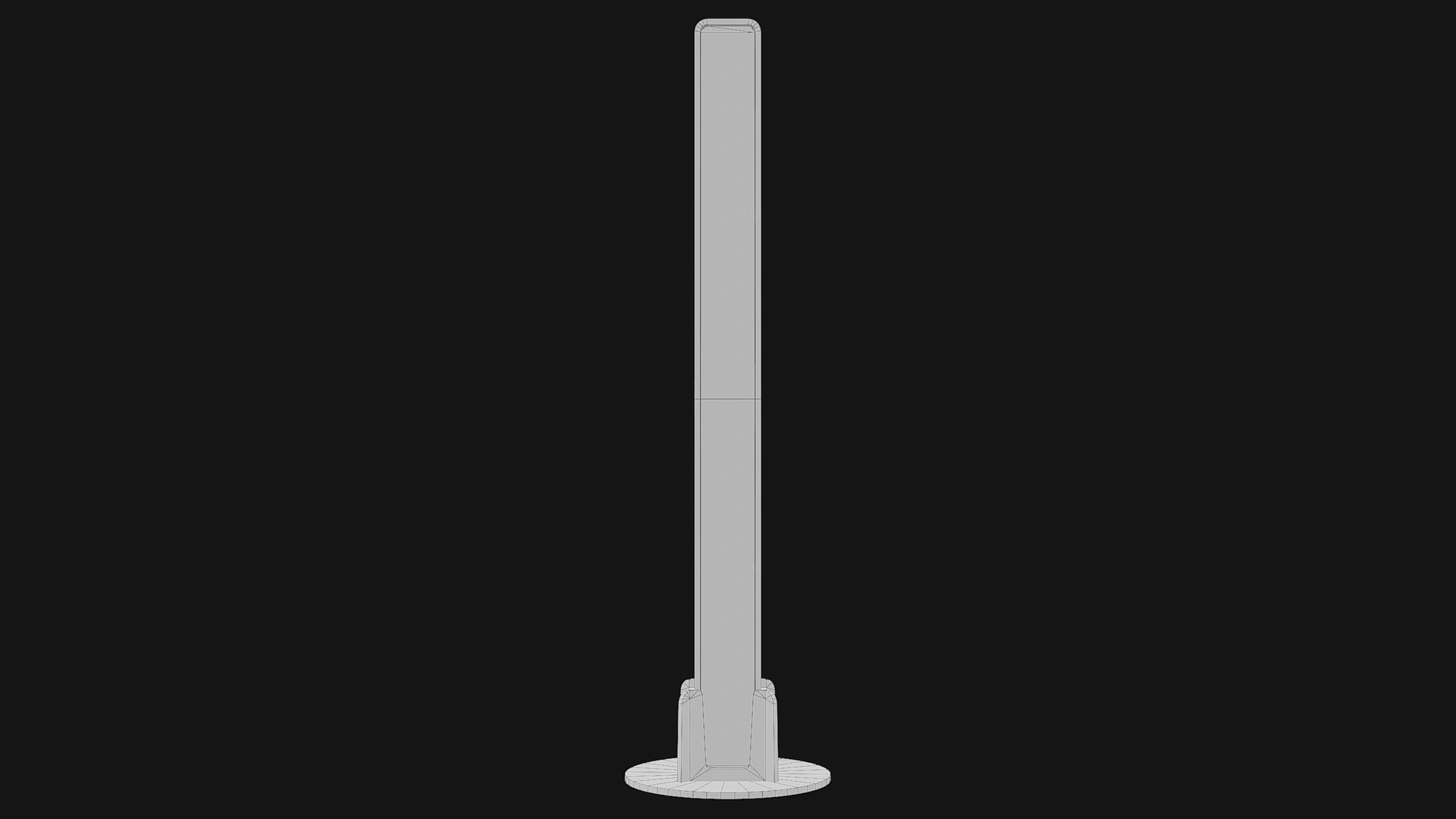 Modern Black Lamp Equalizer model - TurboSquid 2109722