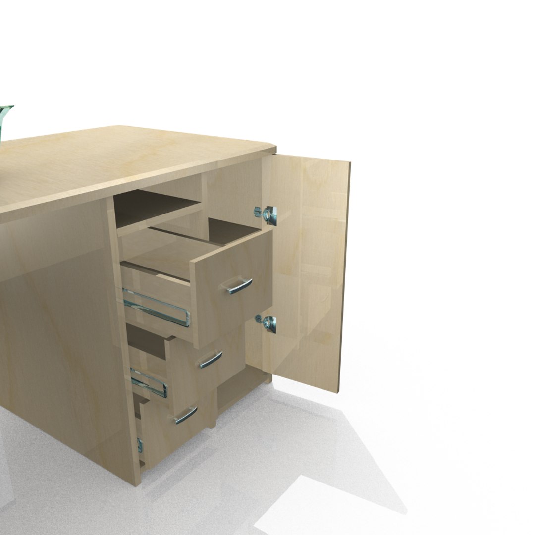 3d Model Of Office Computer