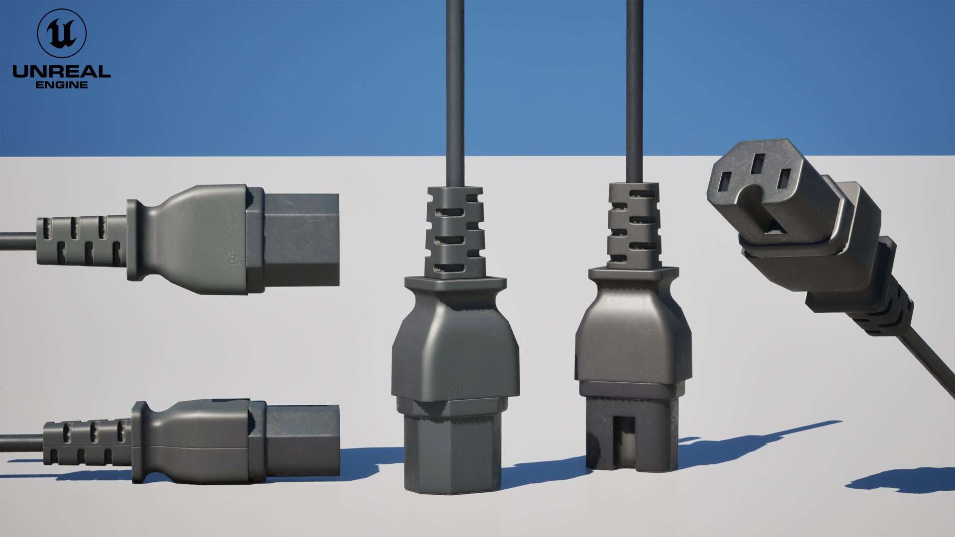 IEC C15 Female Plug 3D Model - TurboSquid 2276529