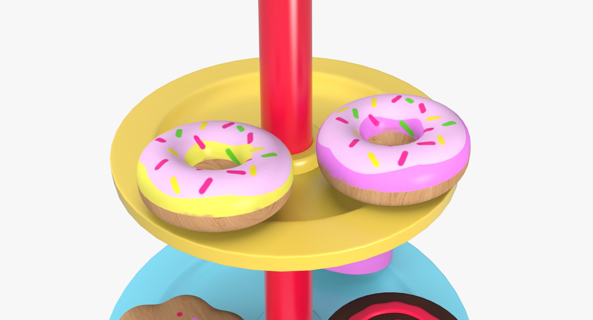 3D Wooden Sweets Toy - TurboSquid 1166228