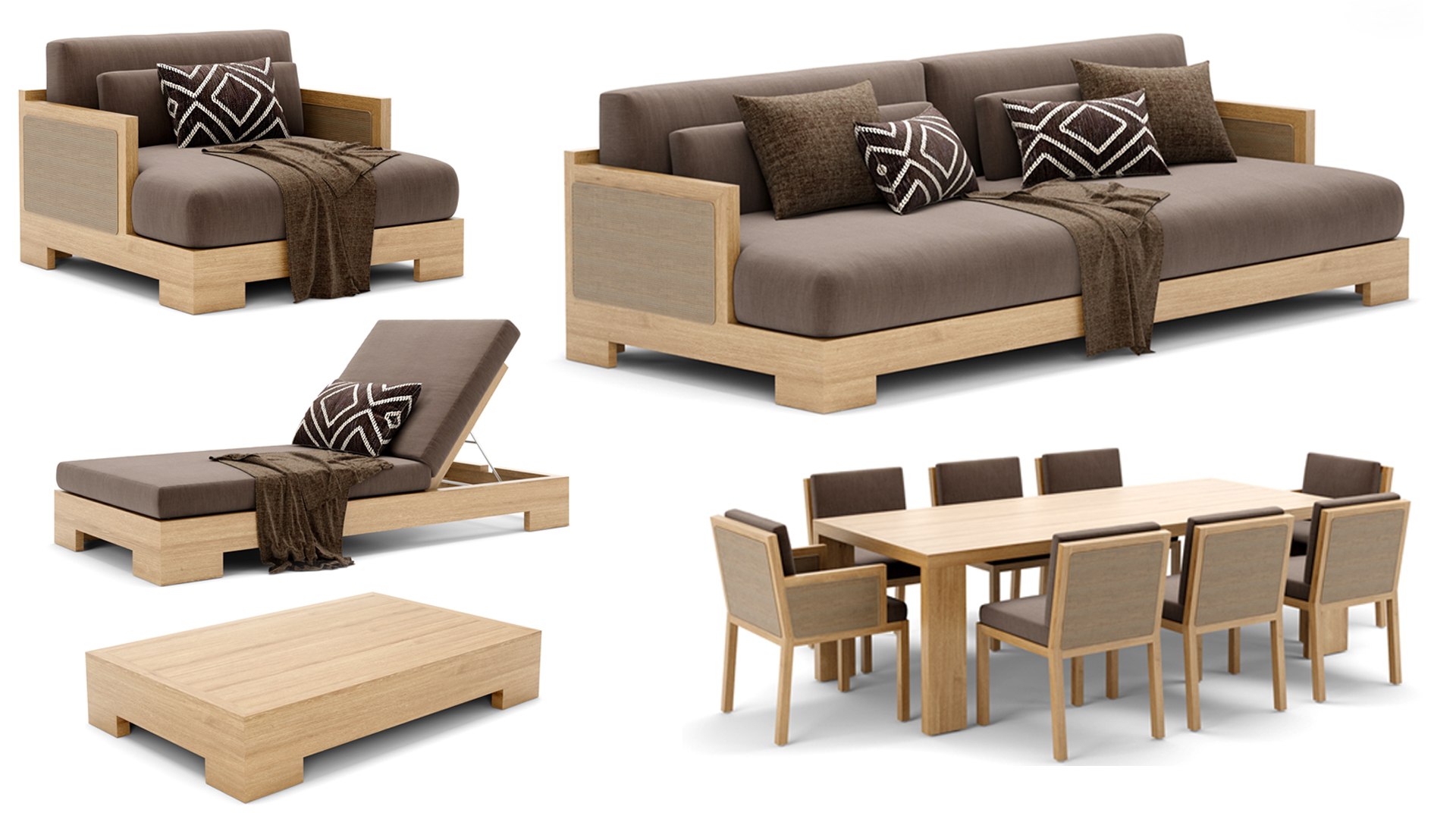 RH Ubud collection 3D model - TurboSquid 2108156