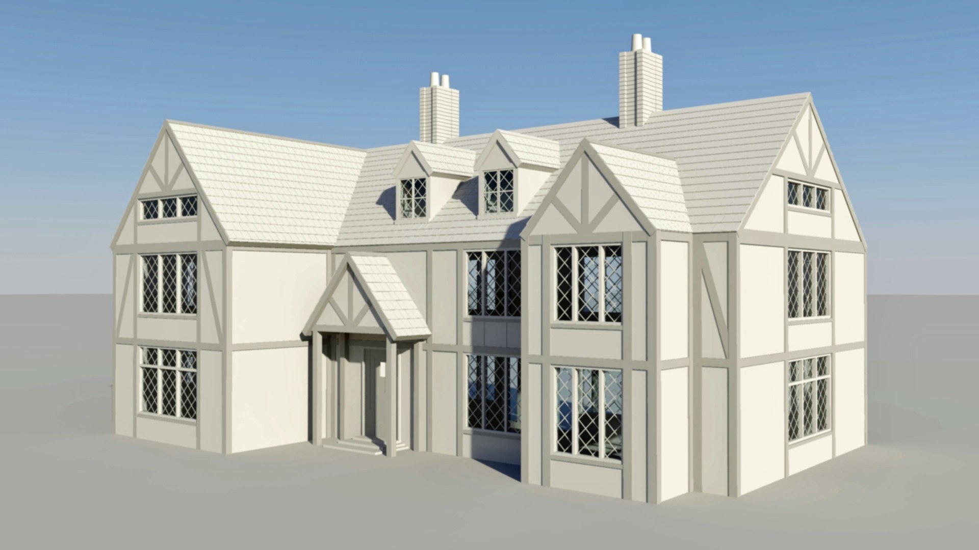 3d elizabethan house
