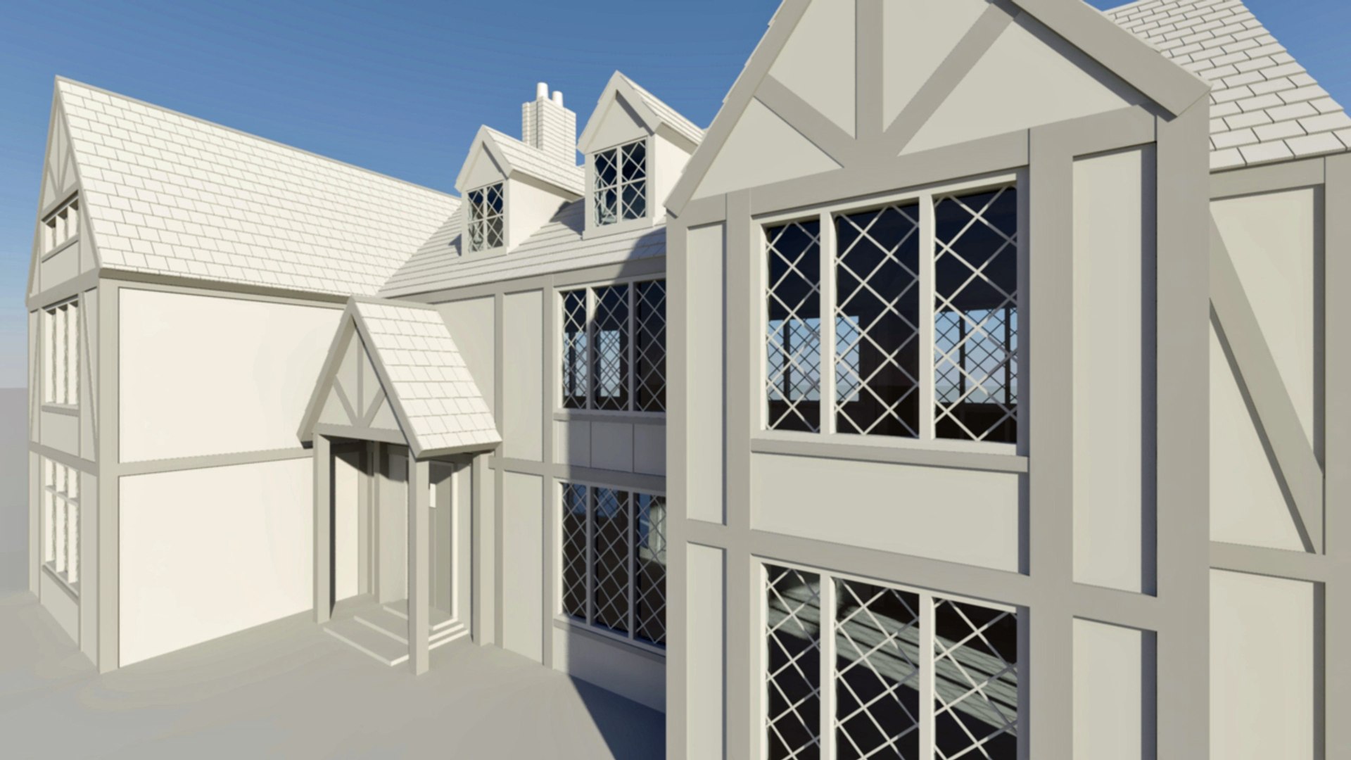 3d elizabethan house
