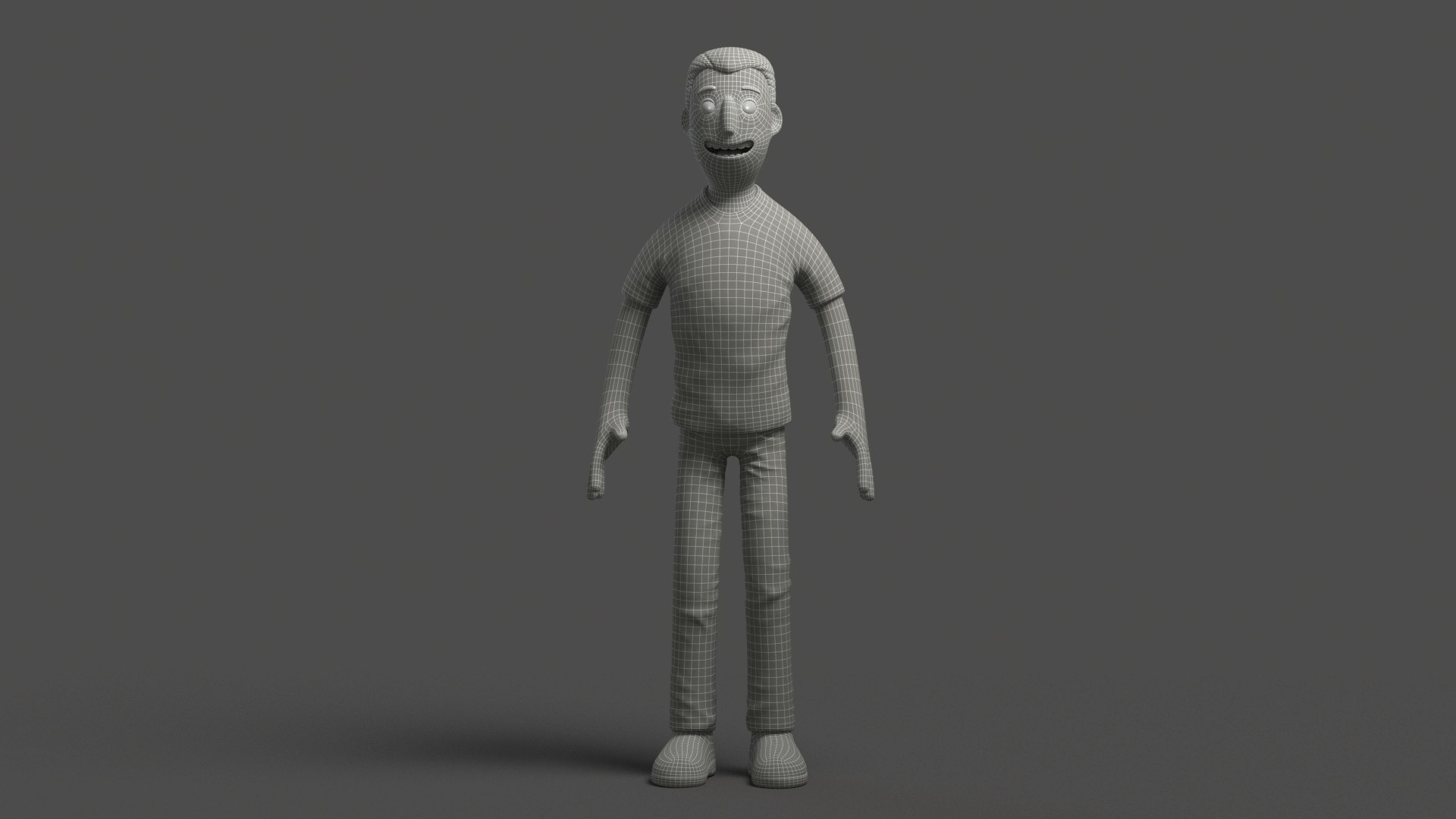 Cartoon Man 3D - TurboSquid 2060456