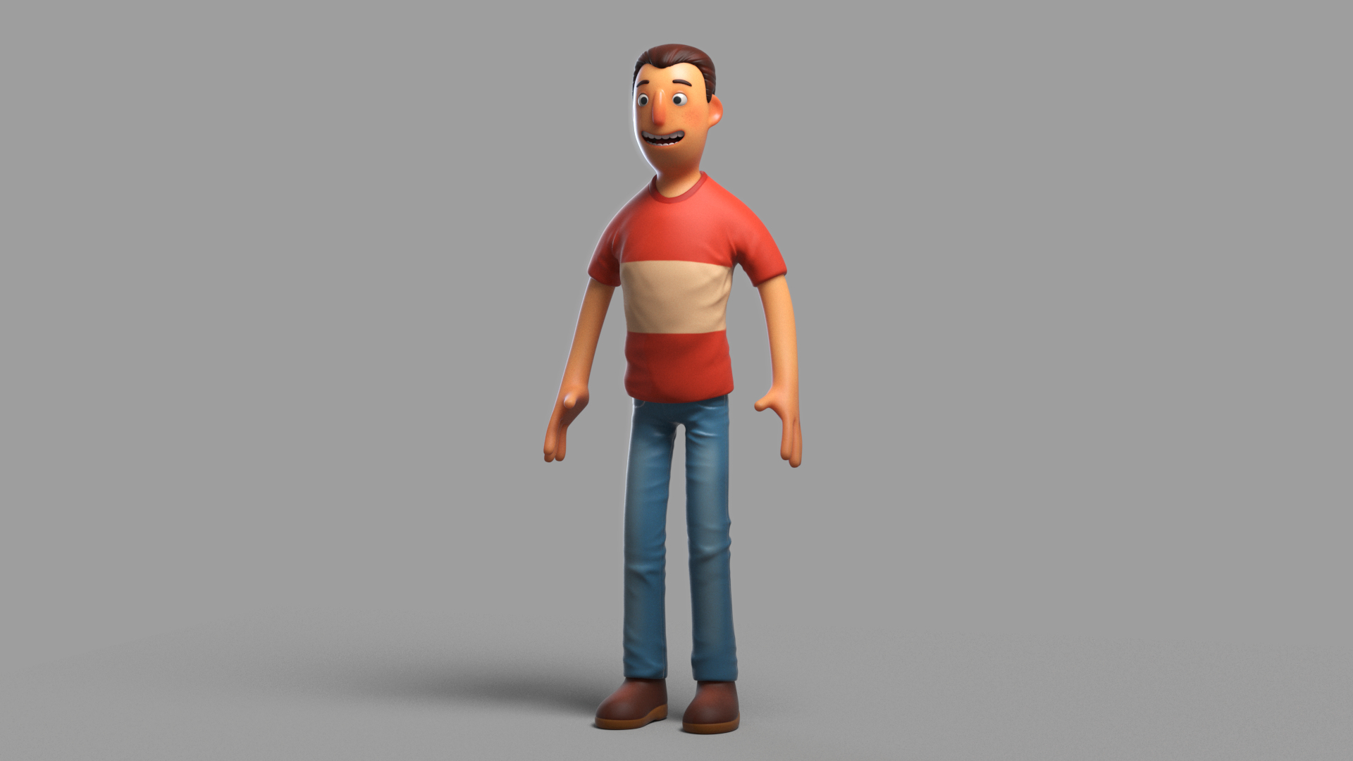 Cartoon Man 3D - TurboSquid 2060456