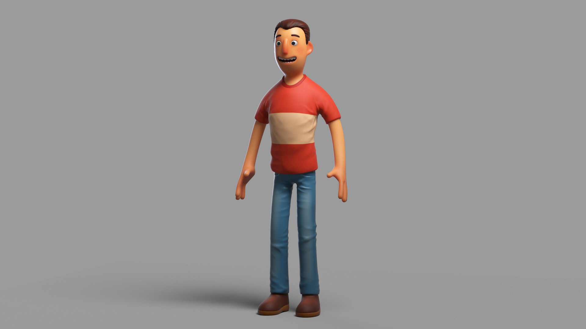 Cartoon Man 3D - TurboSquid 2060456