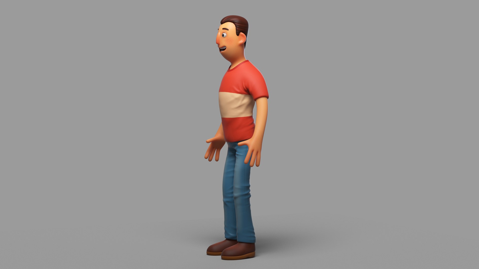 Cartoon Man 3D - TurboSquid 2060456