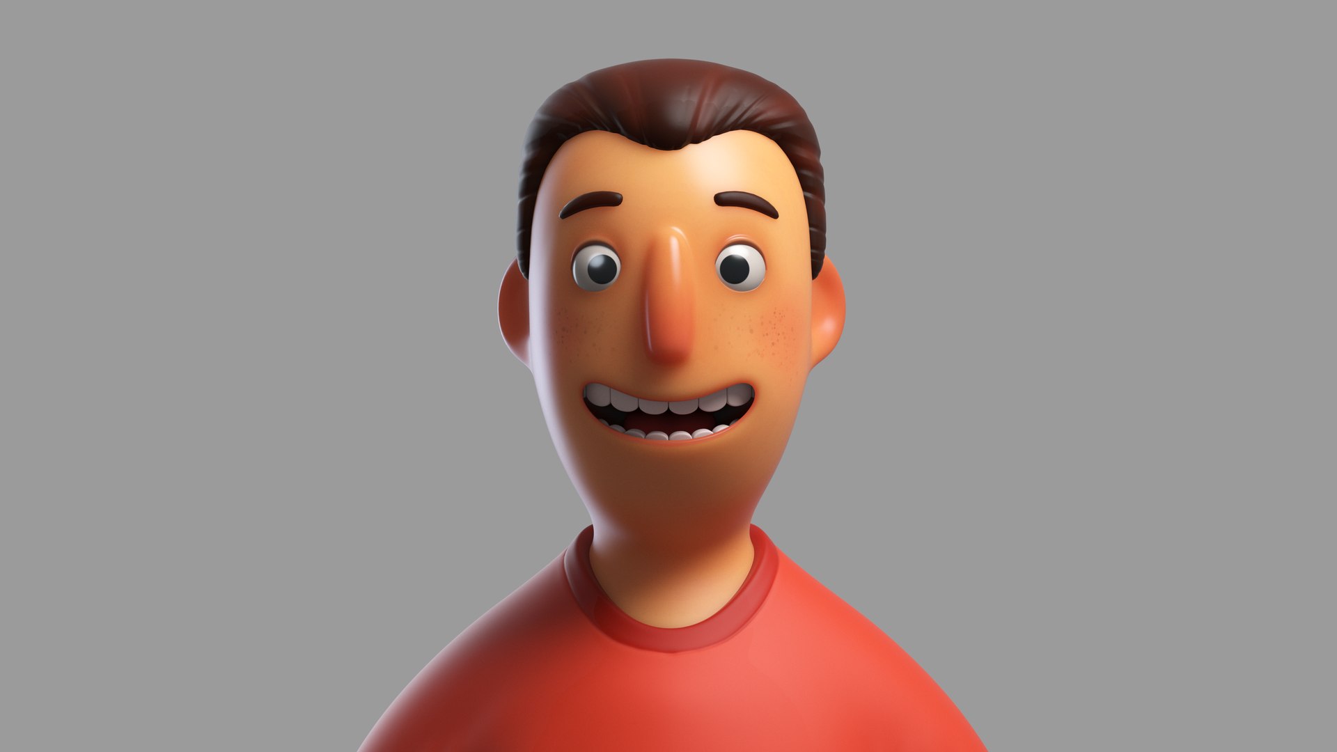 Cartoon Man 3D - TurboSquid 2060456