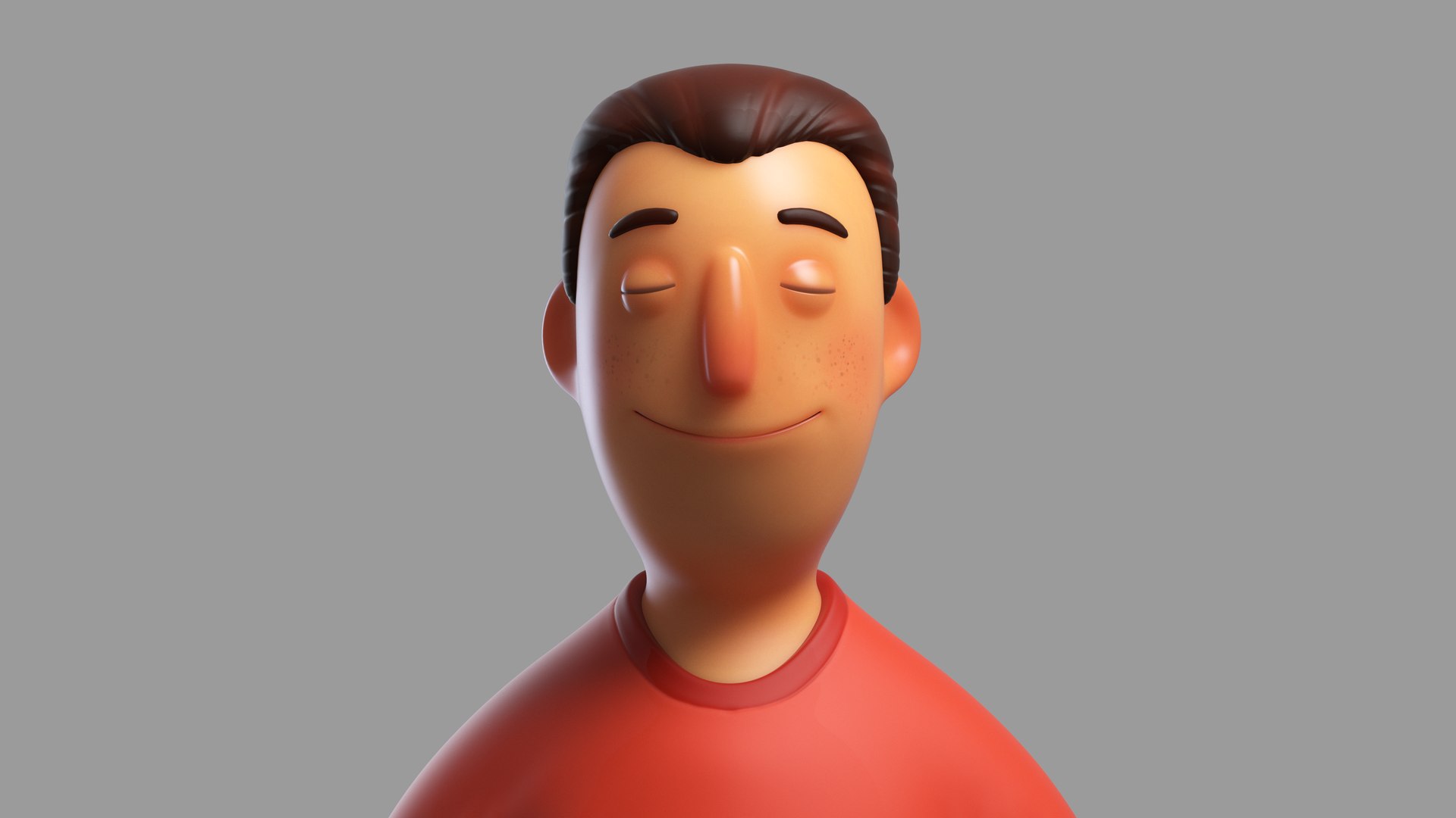 Cartoon Man 3D - TurboSquid 2060456