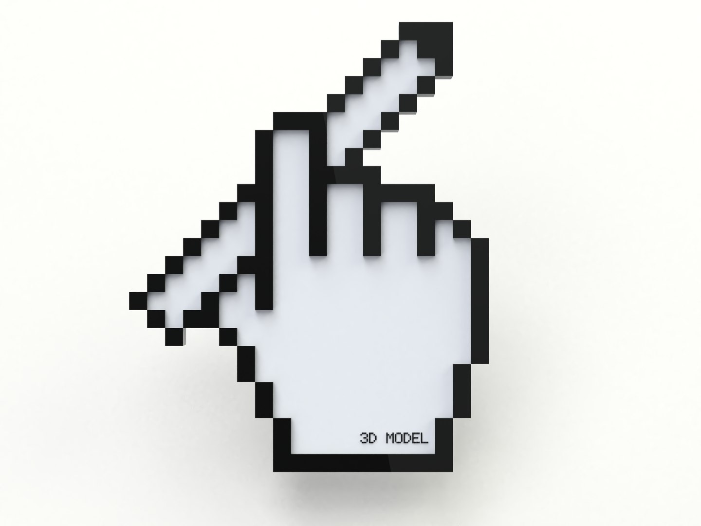 Cursor Creative Pencil 3D Model - TurboSquid 1481822
