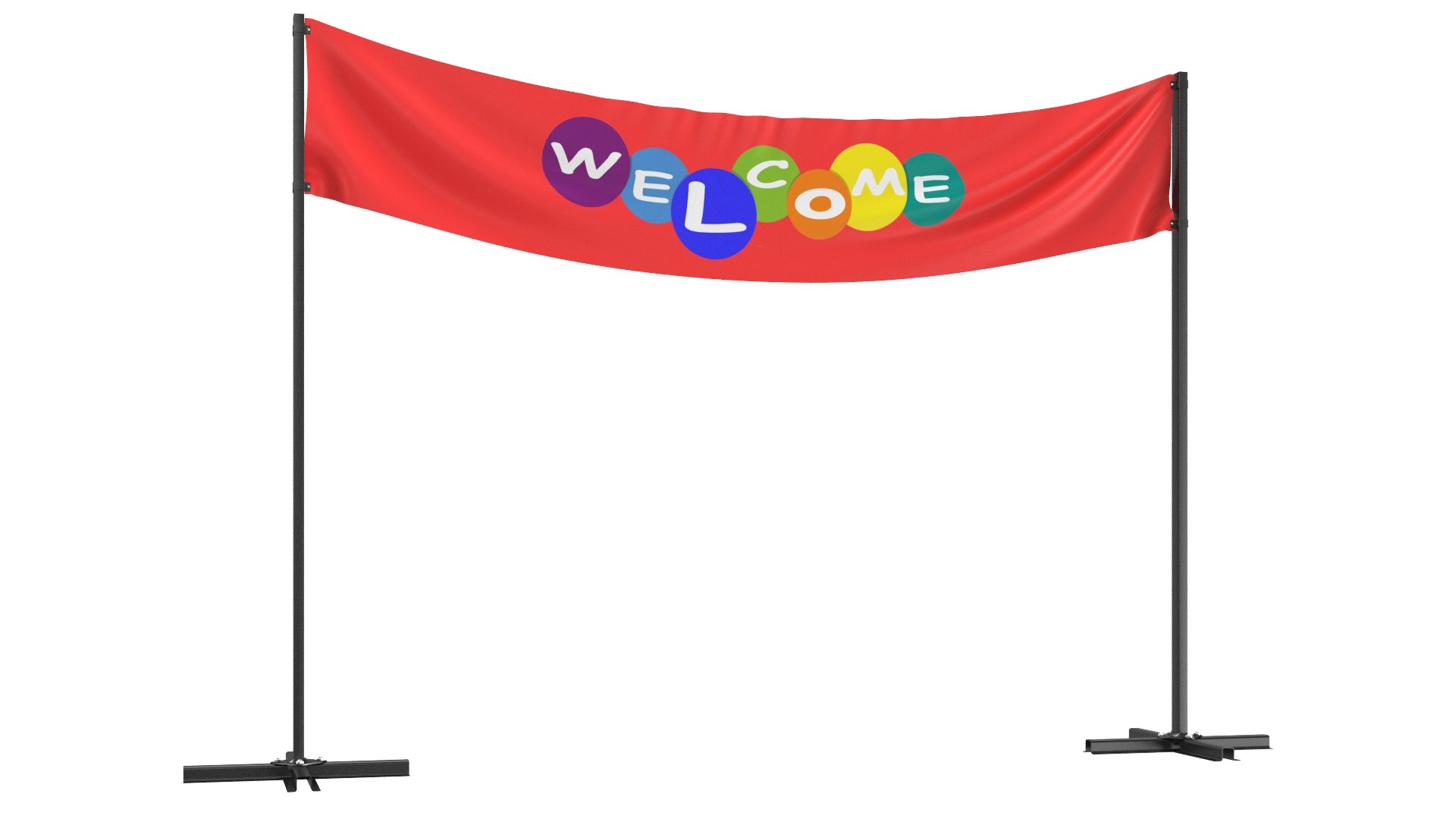 Detailed Hanging Banner 3D - TurboSquid 2060798