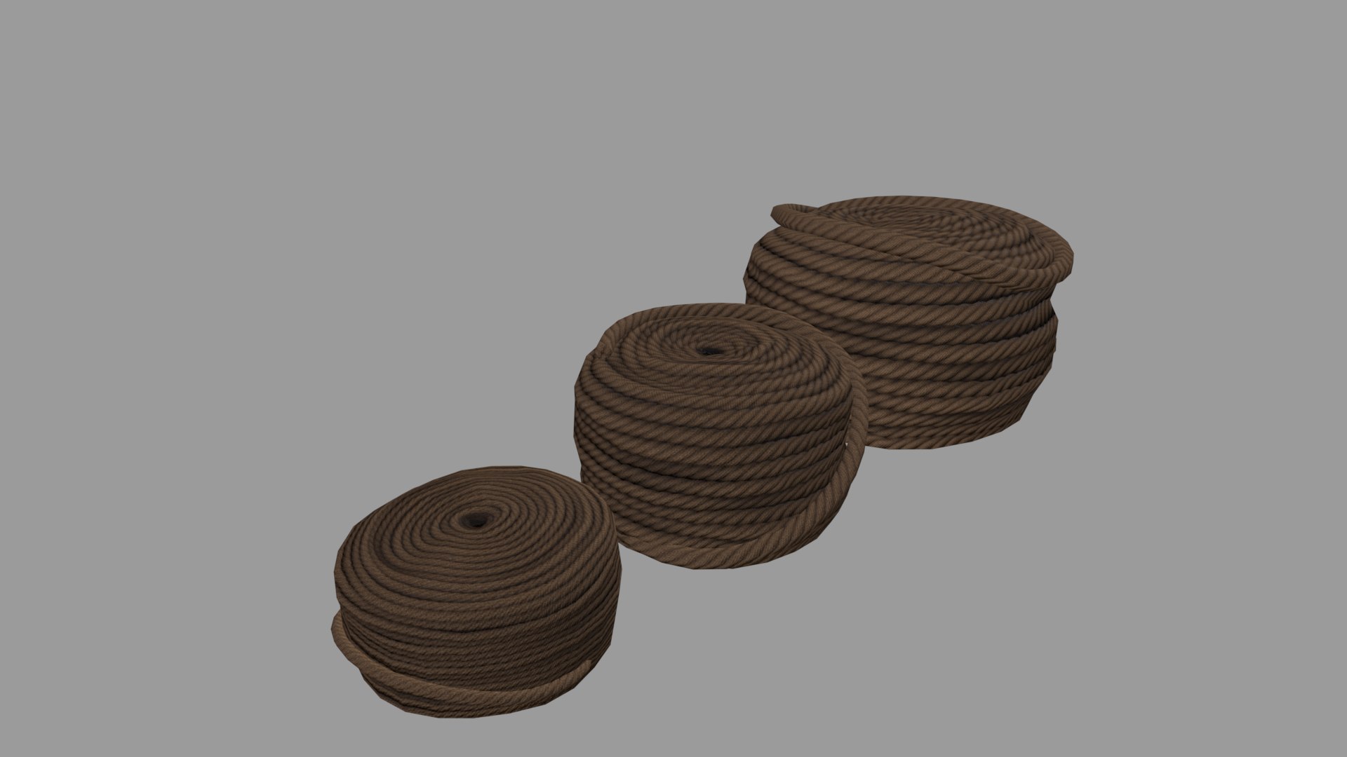 Ropes Set 3D Model - TurboSquid 2020840