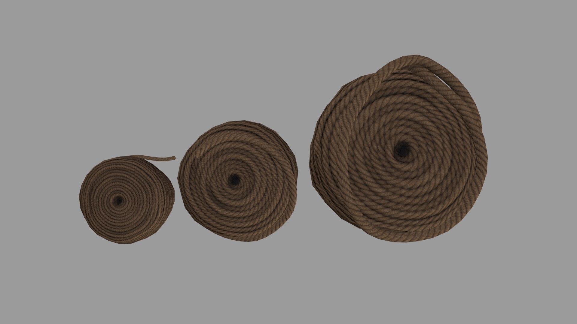 Ropes Set 3D Model - TurboSquid 2020840
