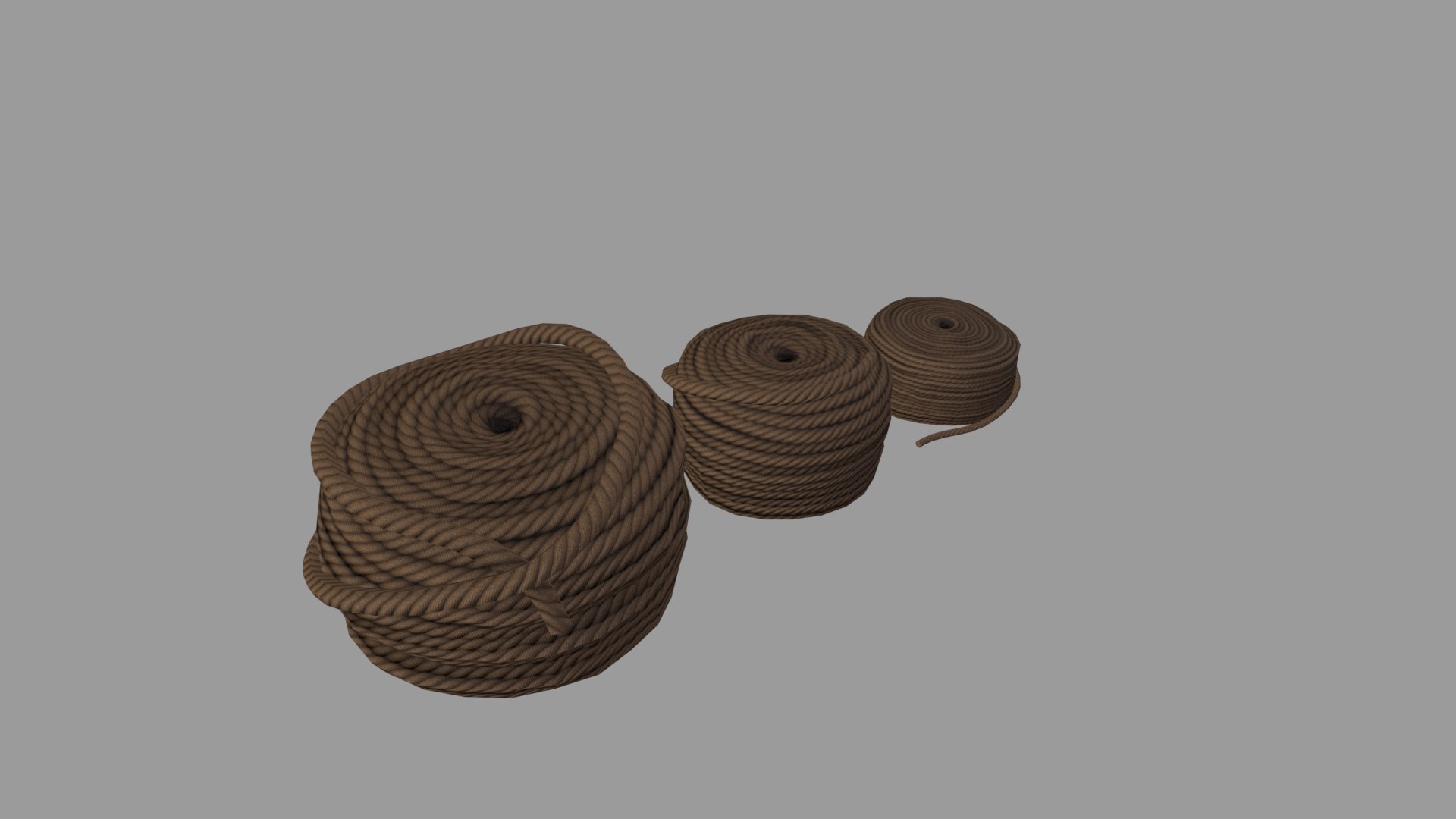 Ropes Set 3D Model - TurboSquid 2020840